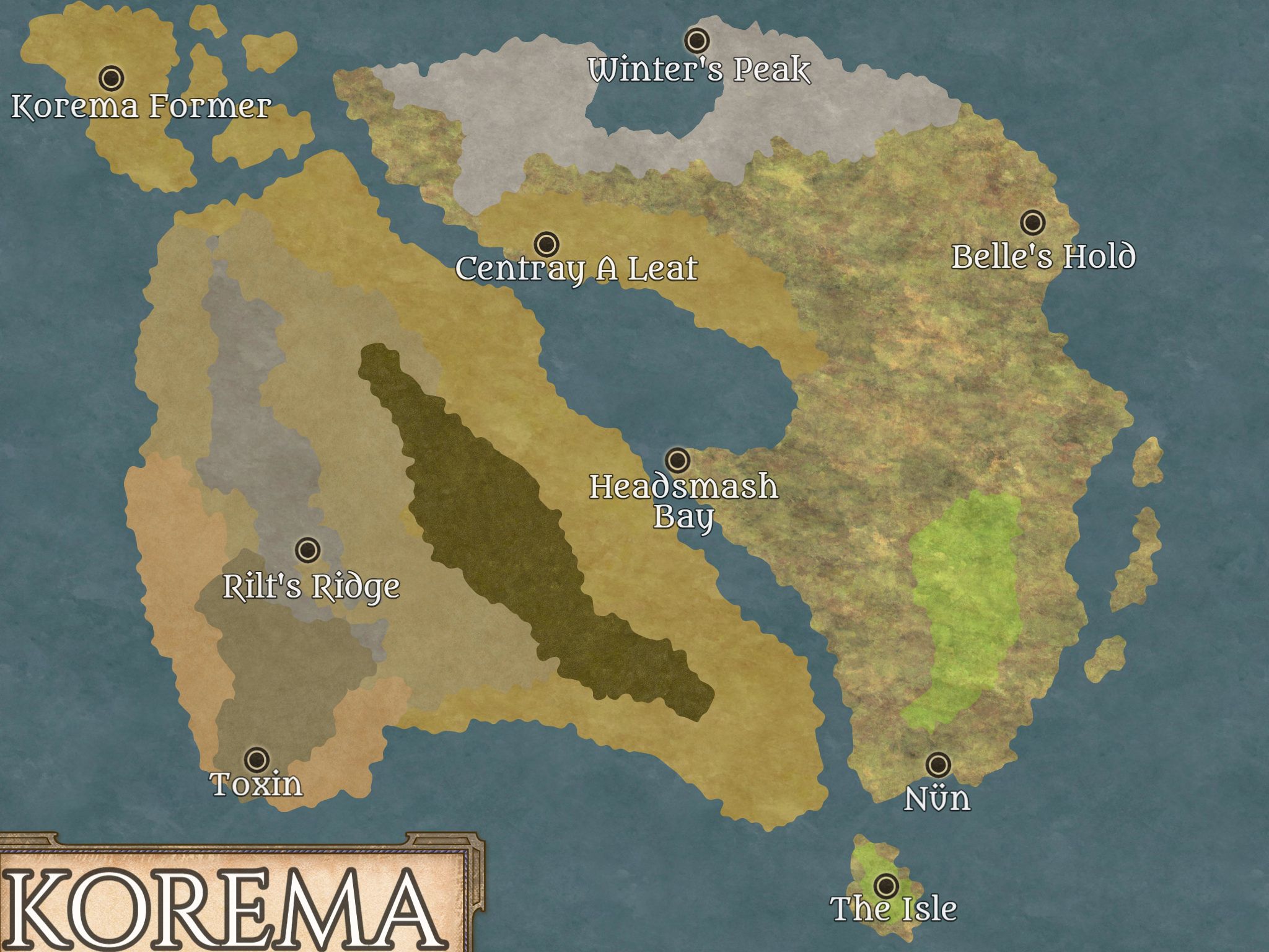 Korema | Inkarnate - Create Fantasy Maps Online