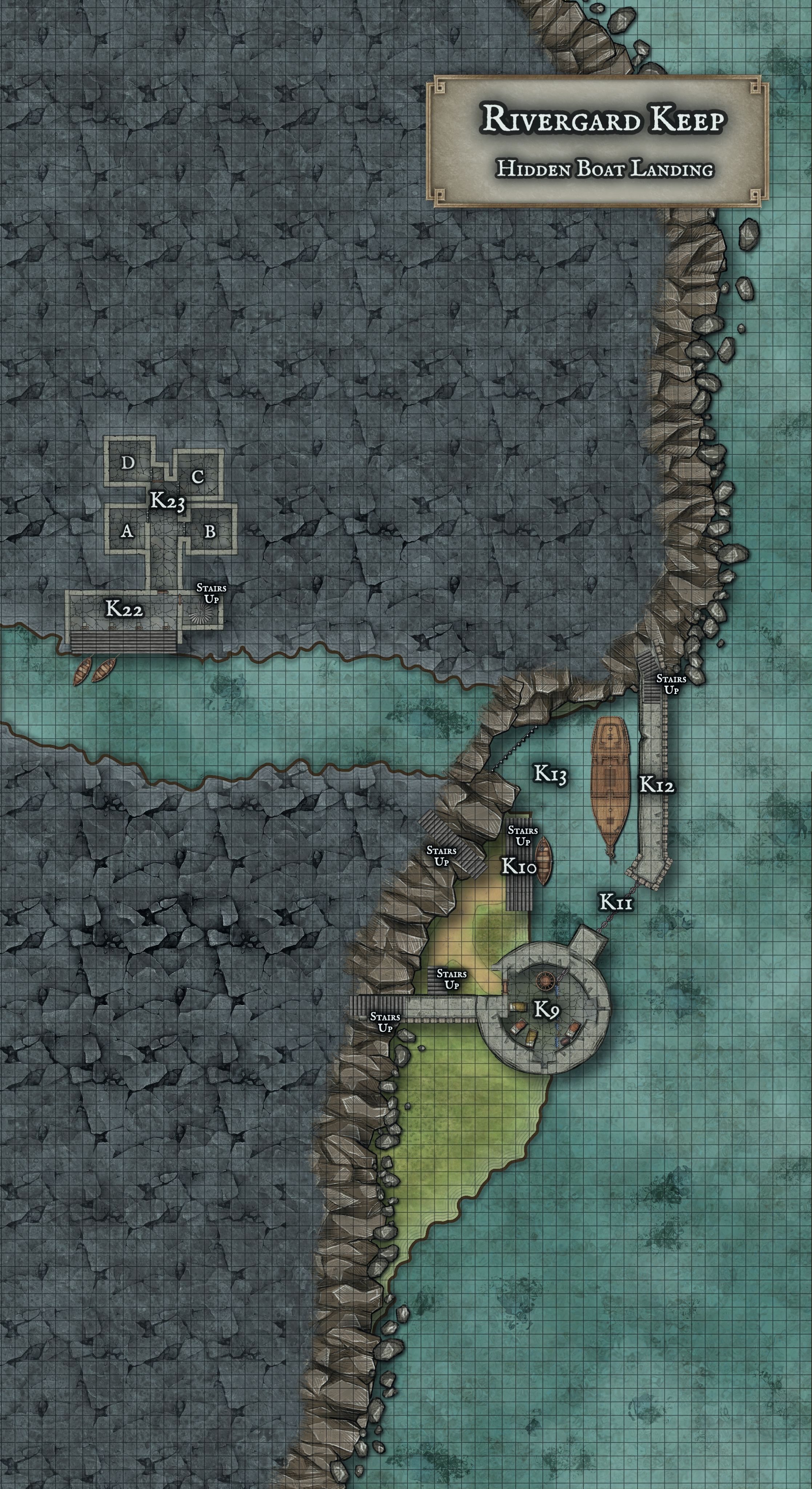 Rivergard - Hidden Boat Landing | Inkarnate - Create Fantasy Maps Online