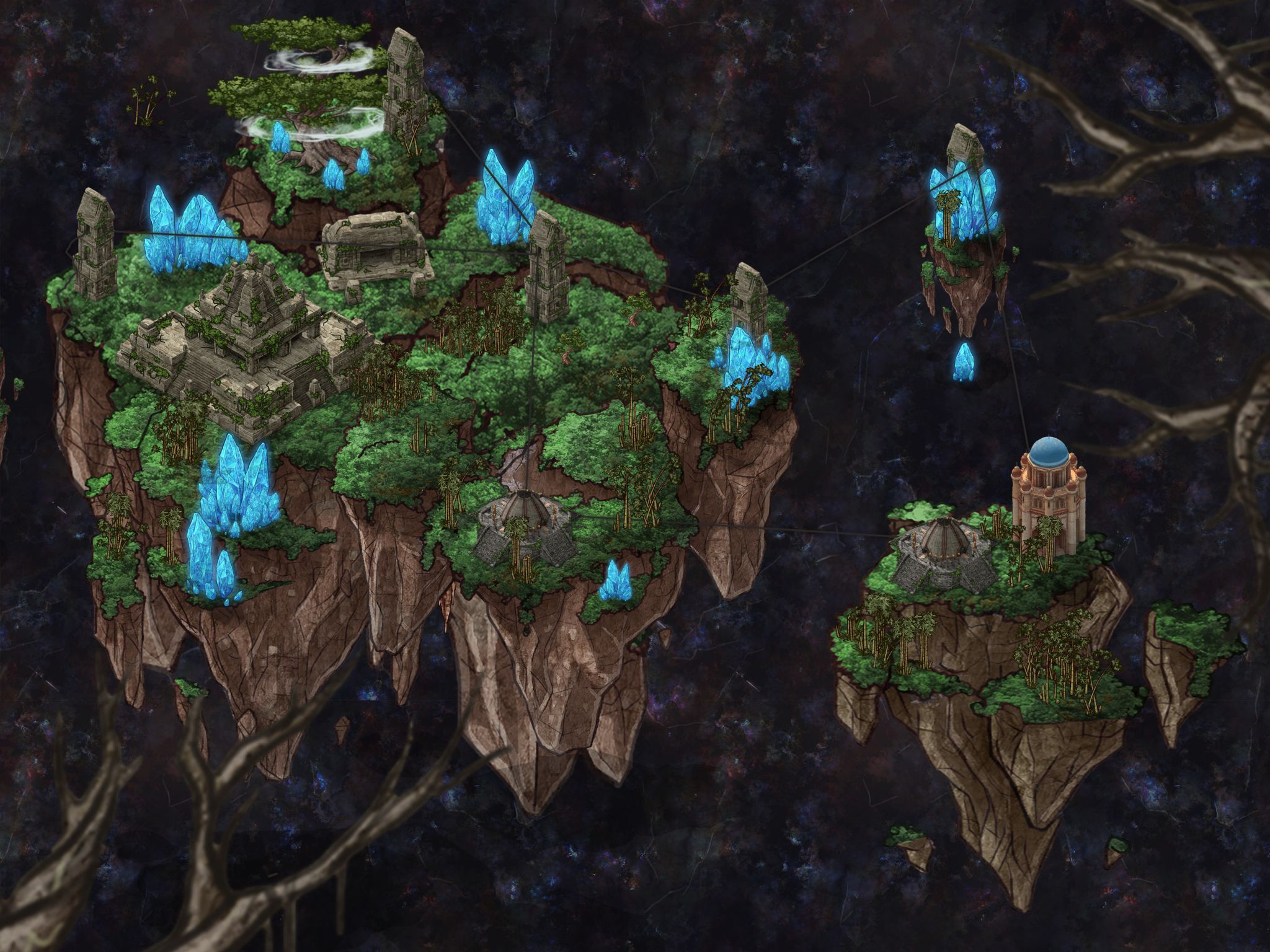 birth of a new world tree | Inkarnate - Create Fantasy Maps Online