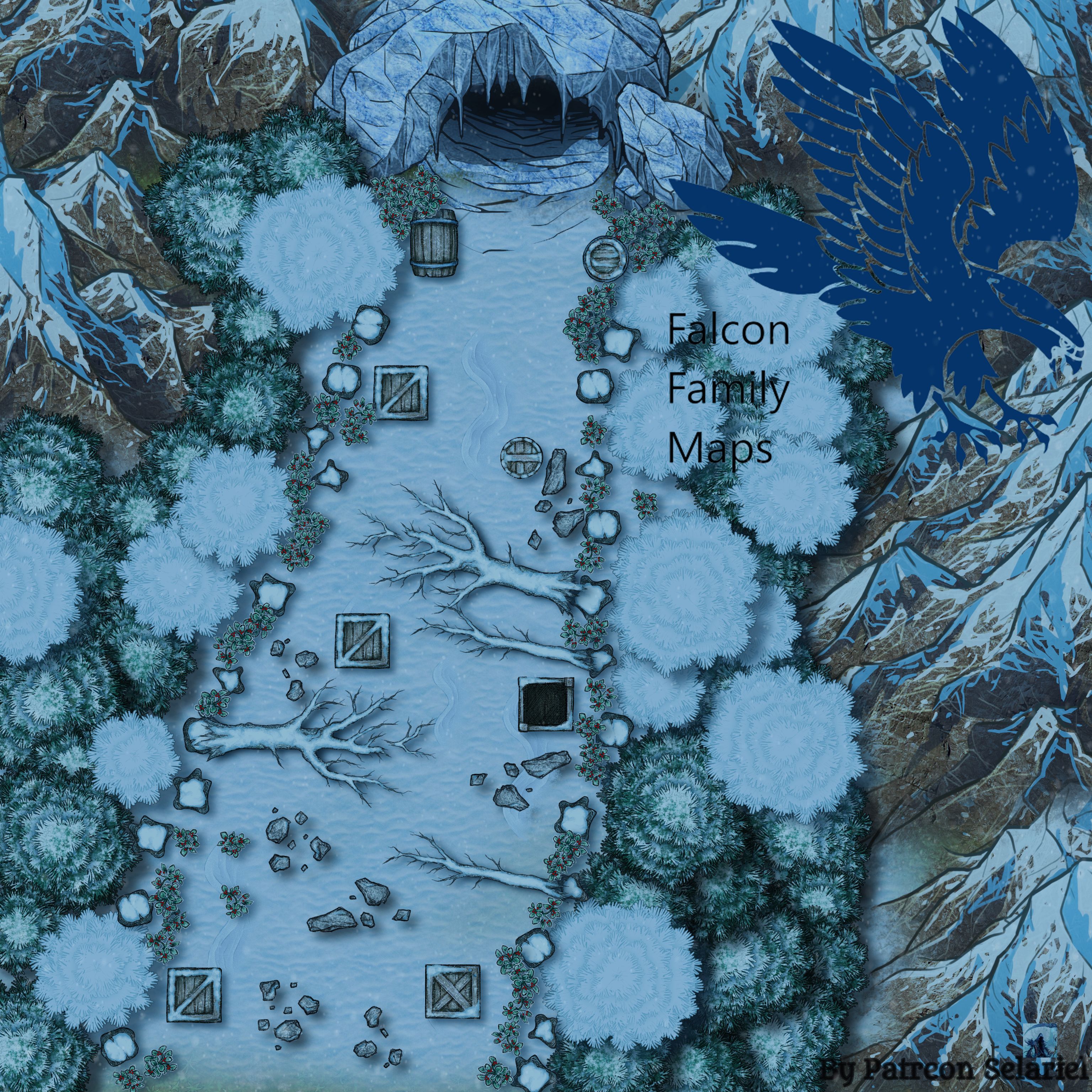 White Dragon Lair Part 1:Entrance | Inkarnate - Create Fantasy Maps Online