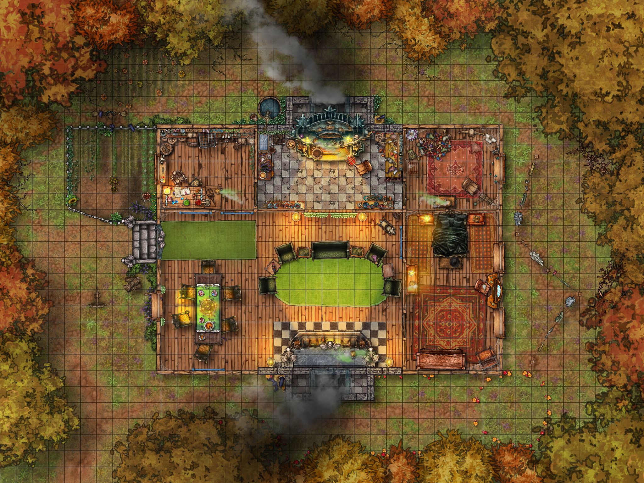 Witch Cottage | Inkarnate - Create Fantasy Maps Online