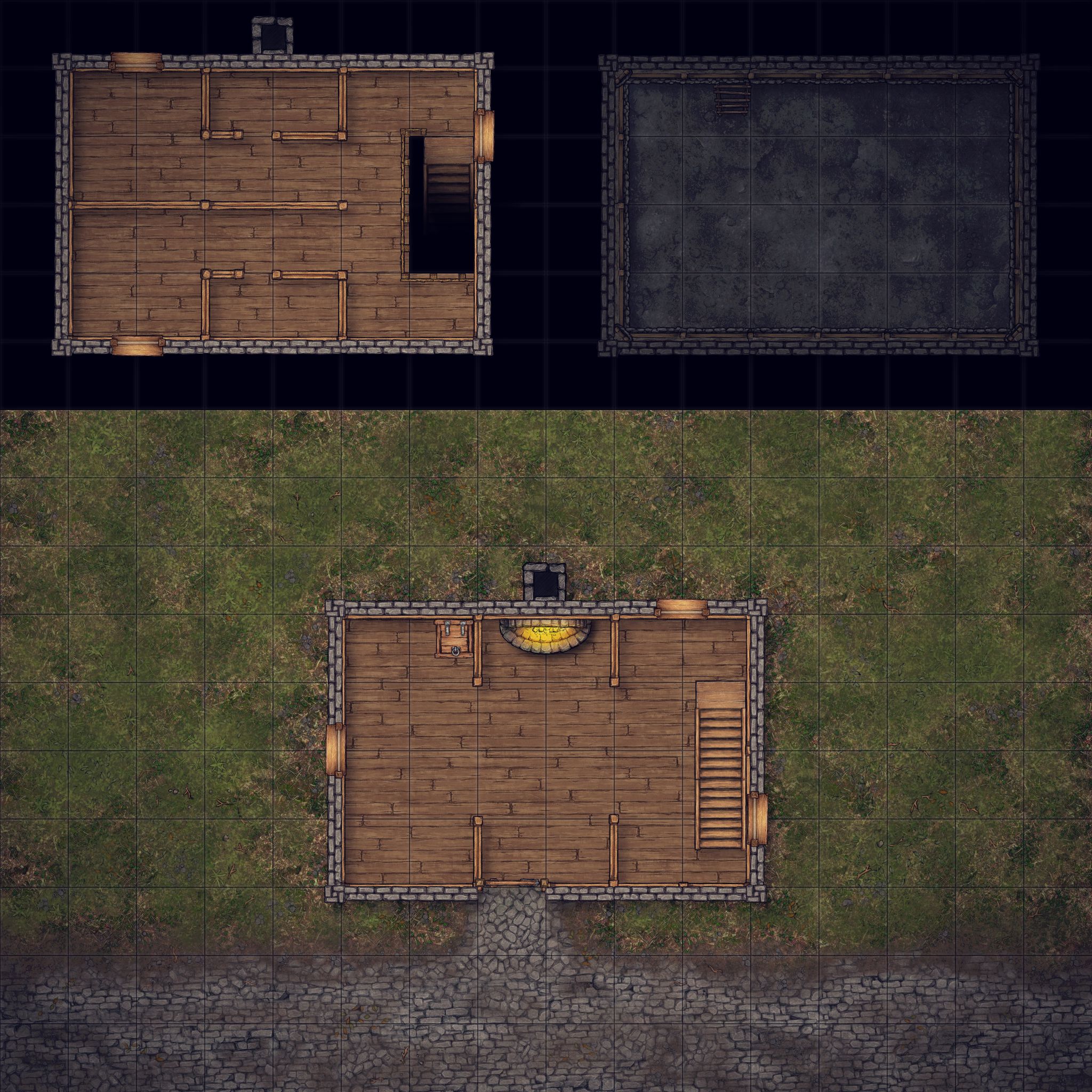 Baldur's Gate 1 Style House Template | Inkarnate - Create Fantasy Maps ...