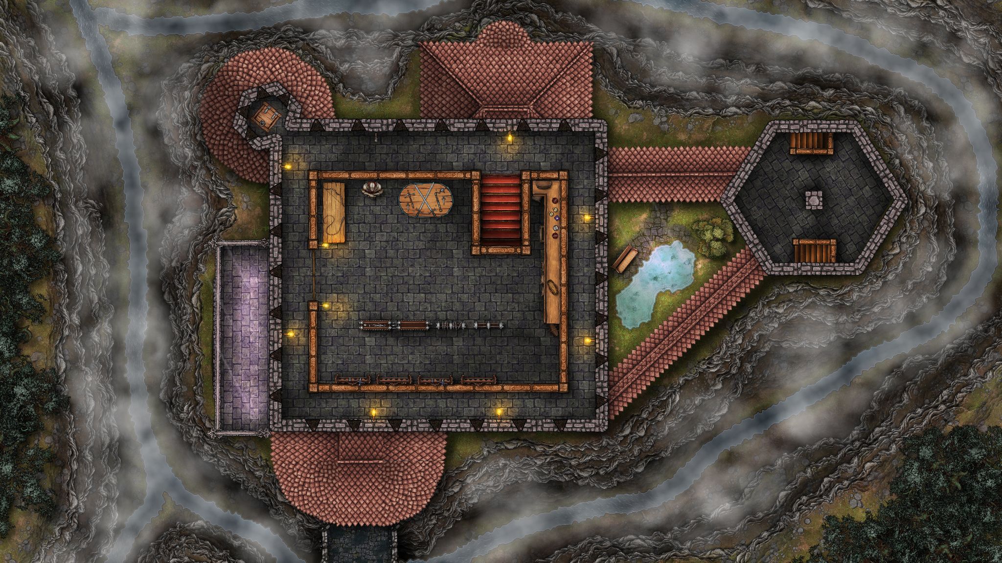 Vampire Lord Castle - Third Level | Inkarnate - Create Fantasy Maps Online