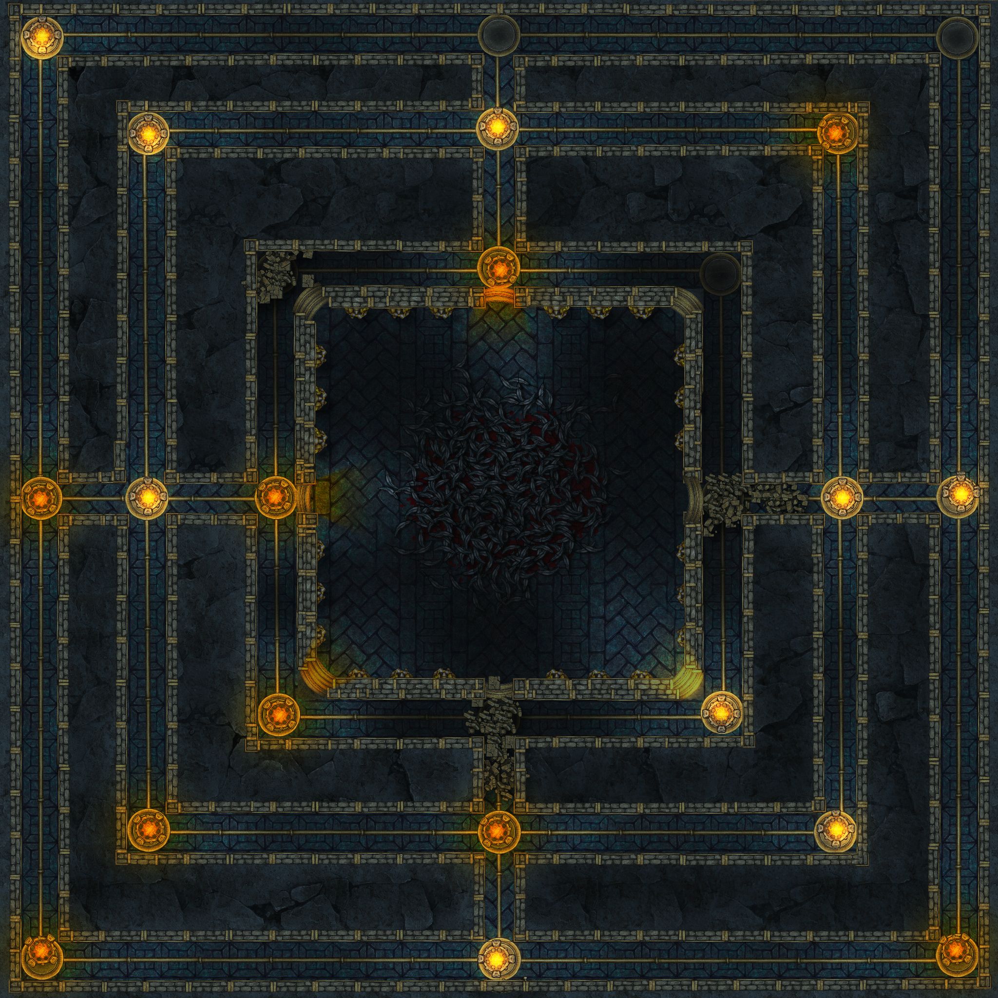 Puzzle in a pyramid | Inkarnate - Create Fantasy Maps Online