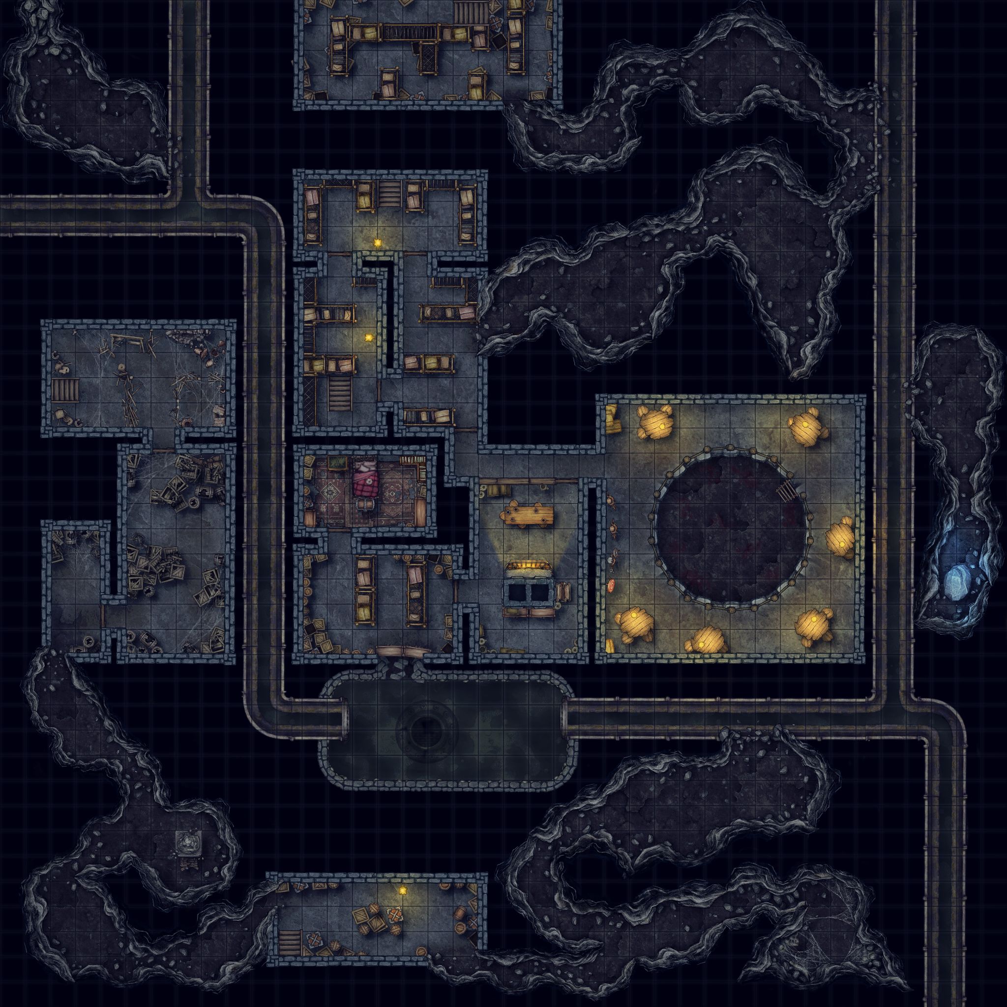 Red Sheaf Inn & Surroundings - Basement Level | Inkarnate - Create ...