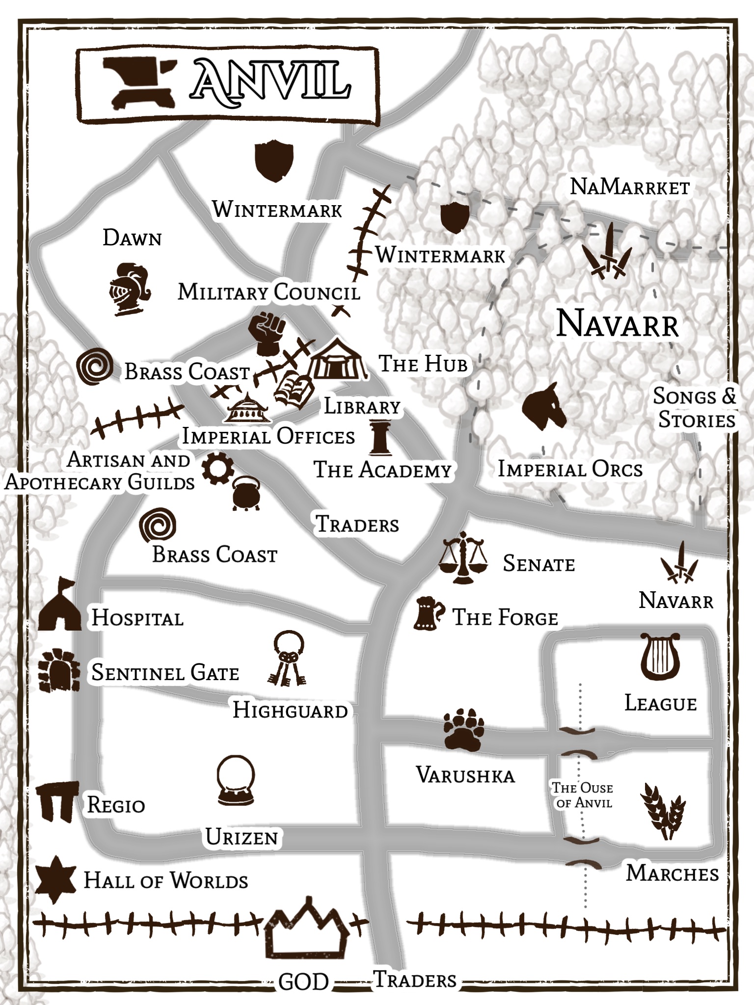 Anvil E1 | Inkarnate - Create Fantasy Maps Online