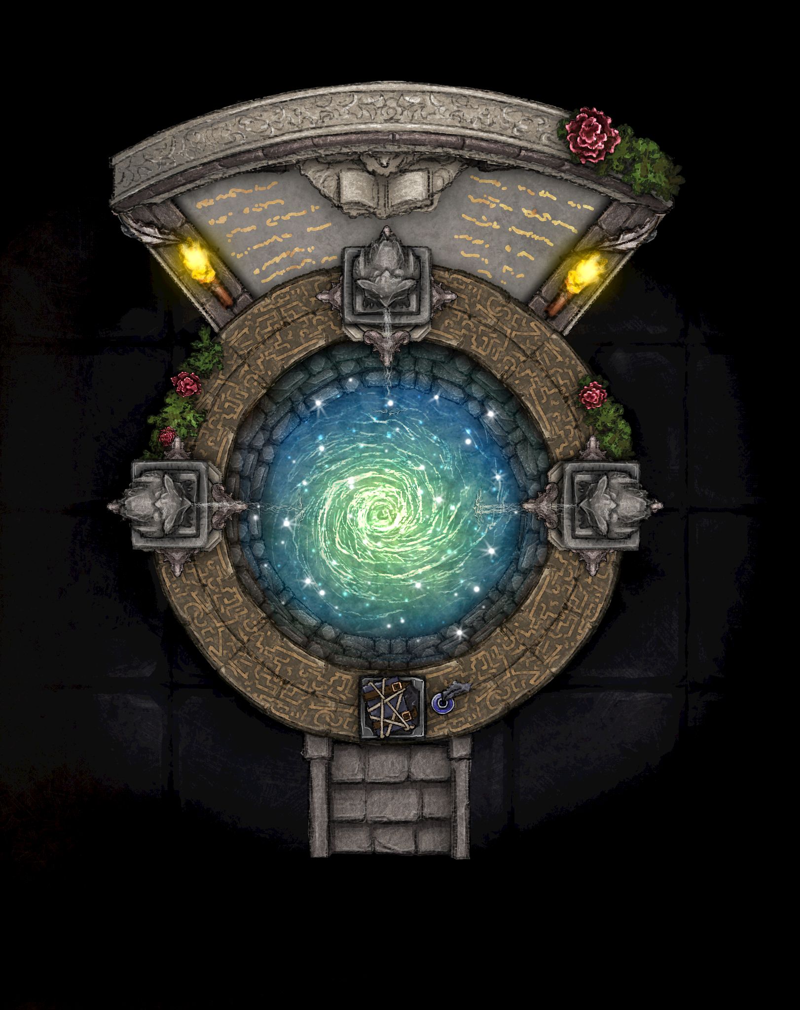 Magic fountain | Inkarnate - Create Fantasy Maps Online