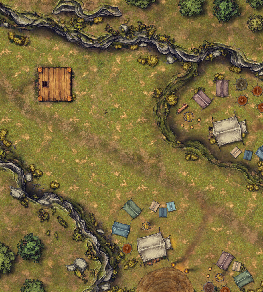 Raider Camp - Level 1 | Inkarnate - Create Fantasy Maps Online