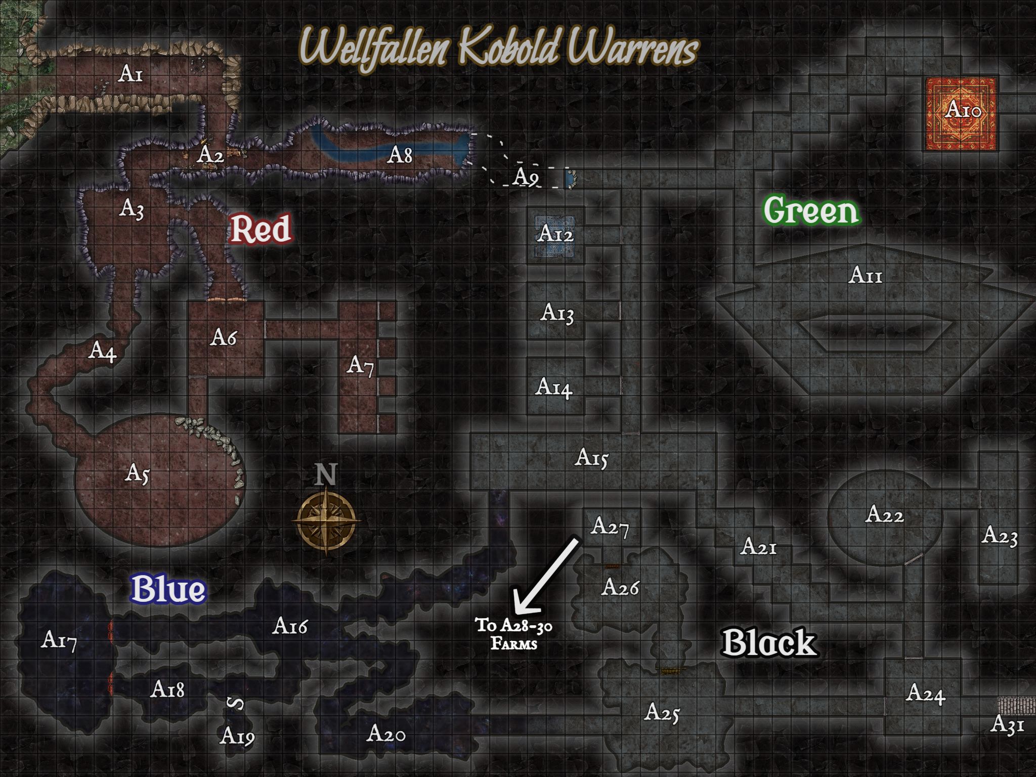 Kobold Warrens Part 1 | Inkarnate - Create Fantasy Maps Online