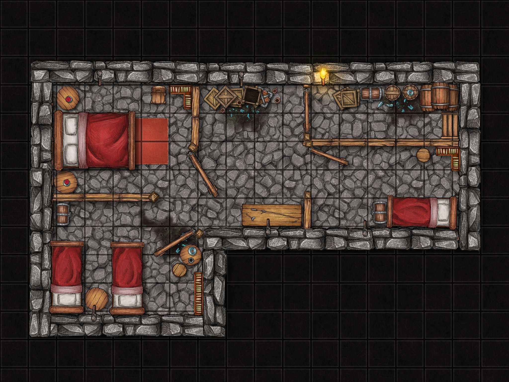 Rohkea Ratsumies kellari / Courageous Cavalier Basement | Inkarnate ...