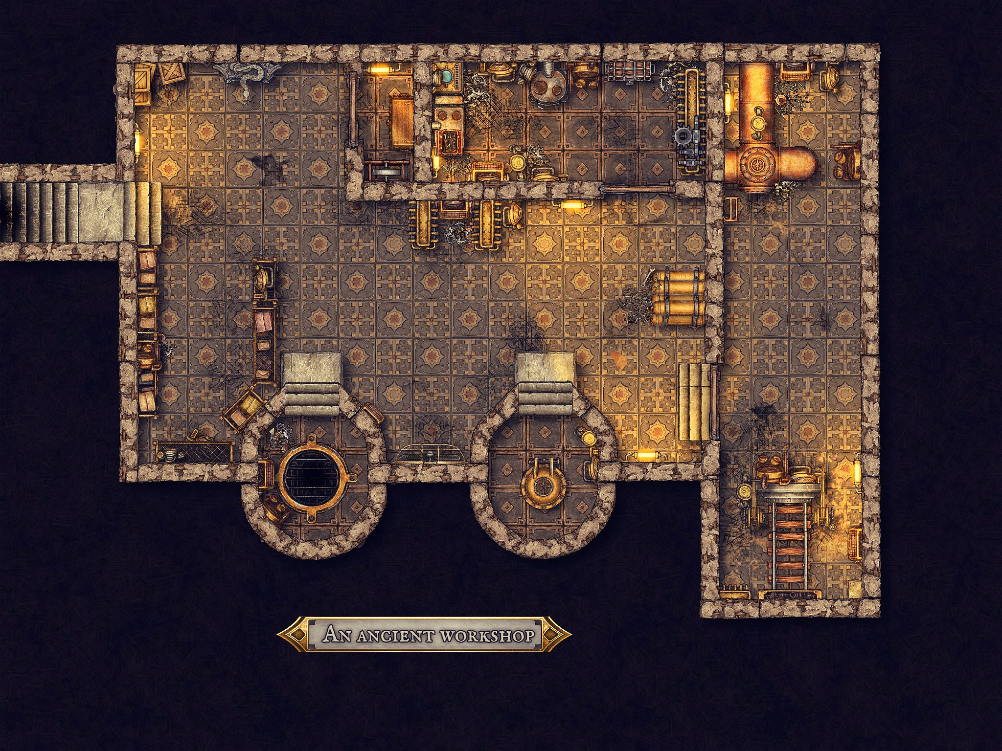 an ancient workshop | Inkarnate - Create Fantasy Maps Online