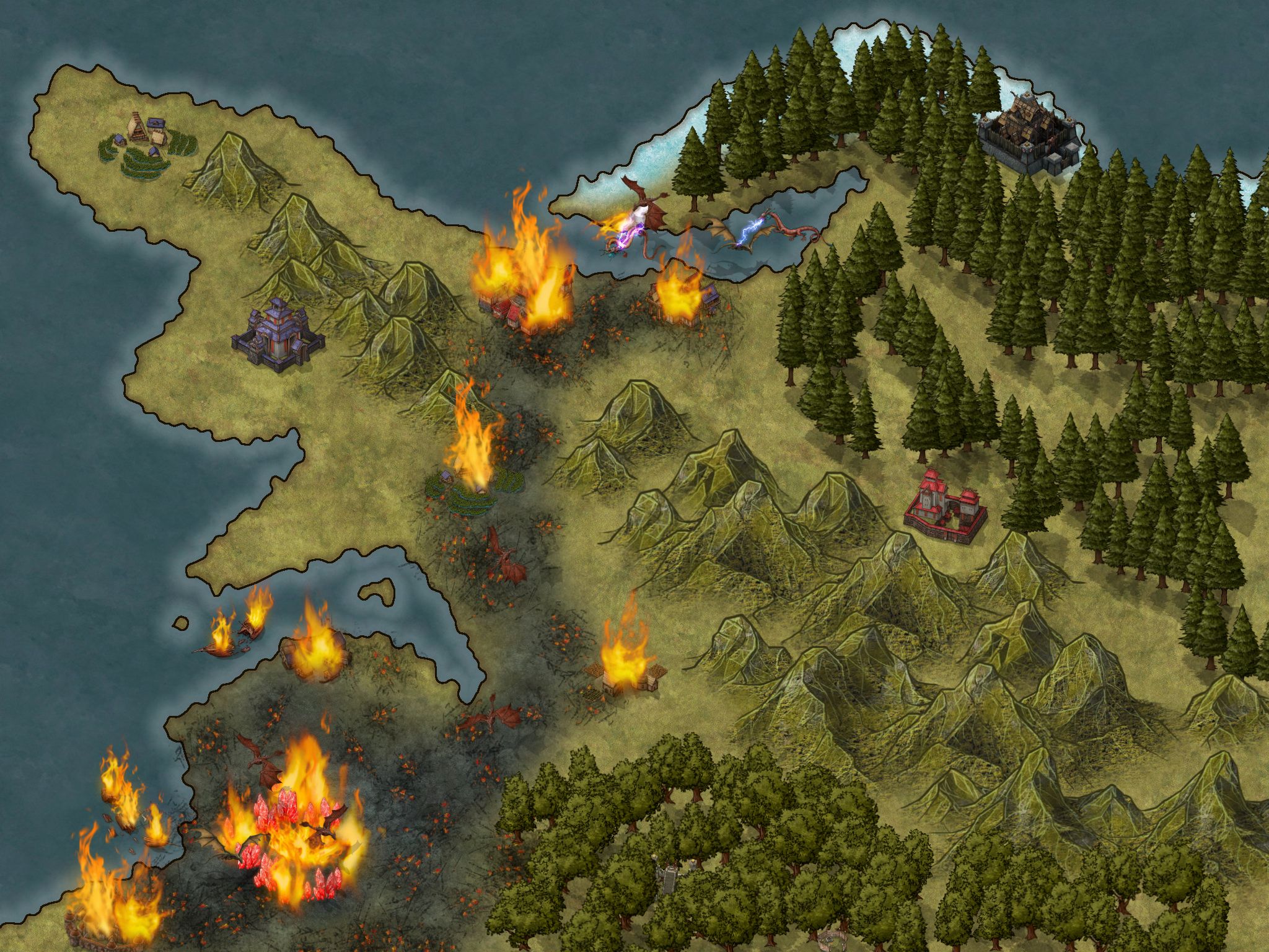 Path of destruction | Inkarnate - Create Fantasy Maps Online