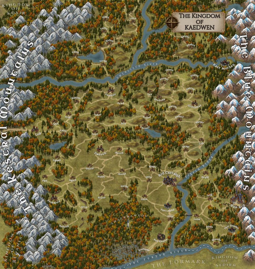 Witcher World Map (Homebrew) | Inkarnate - Create Fantasy Maps Online