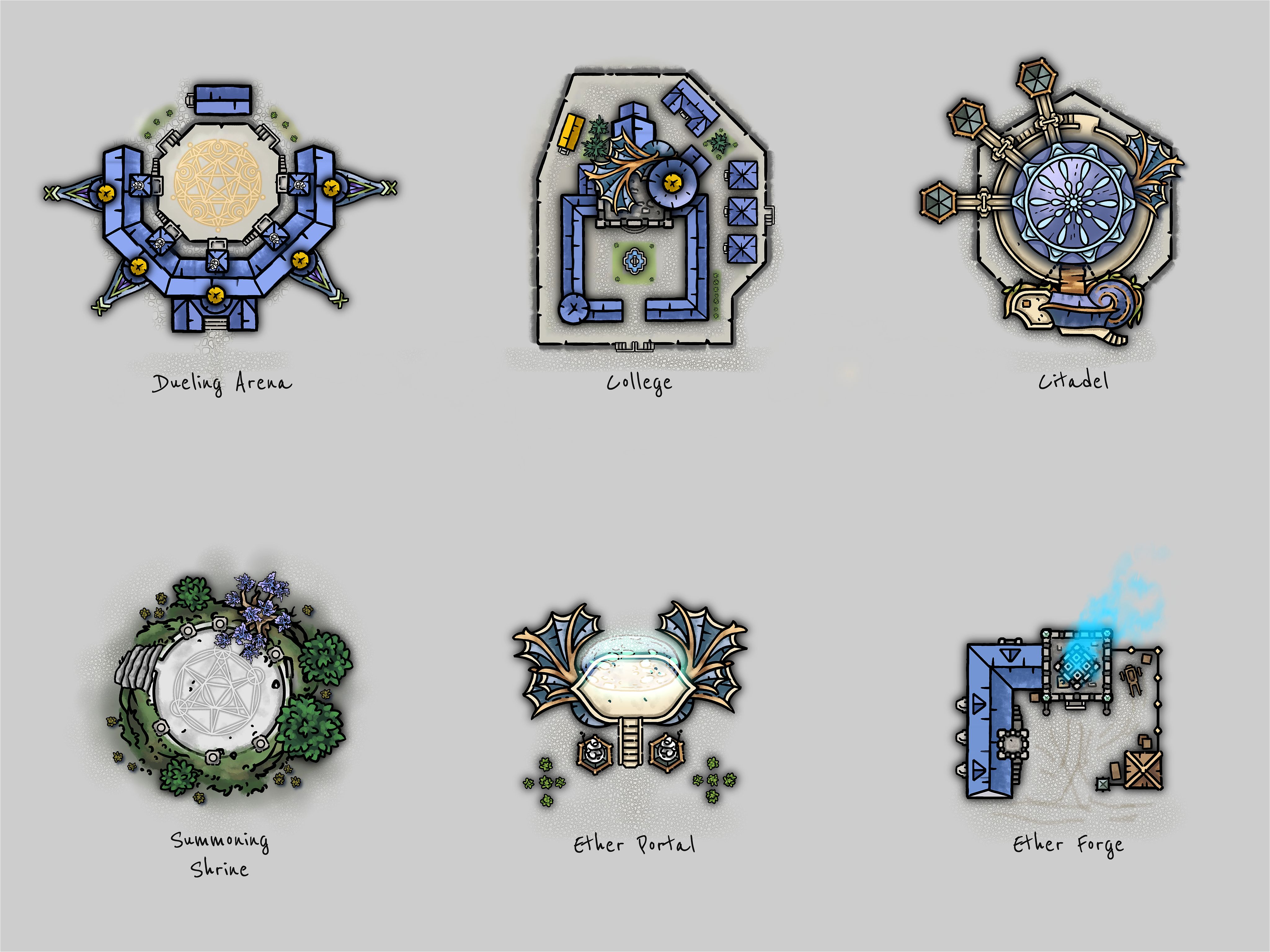 Mage Buildings | Inkarnate - Create Fantasy Maps Online