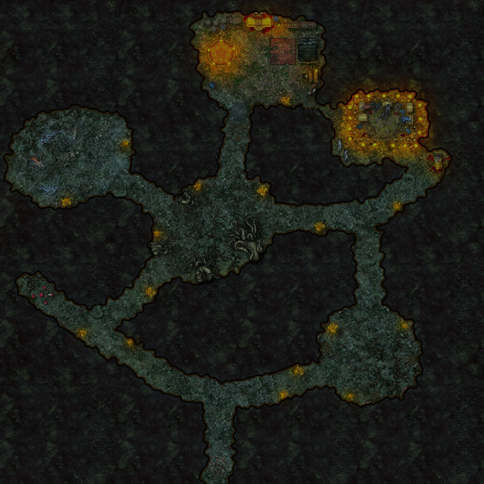 Lair of the witch priestess | Inkarnate - Create Fantasy Maps Online