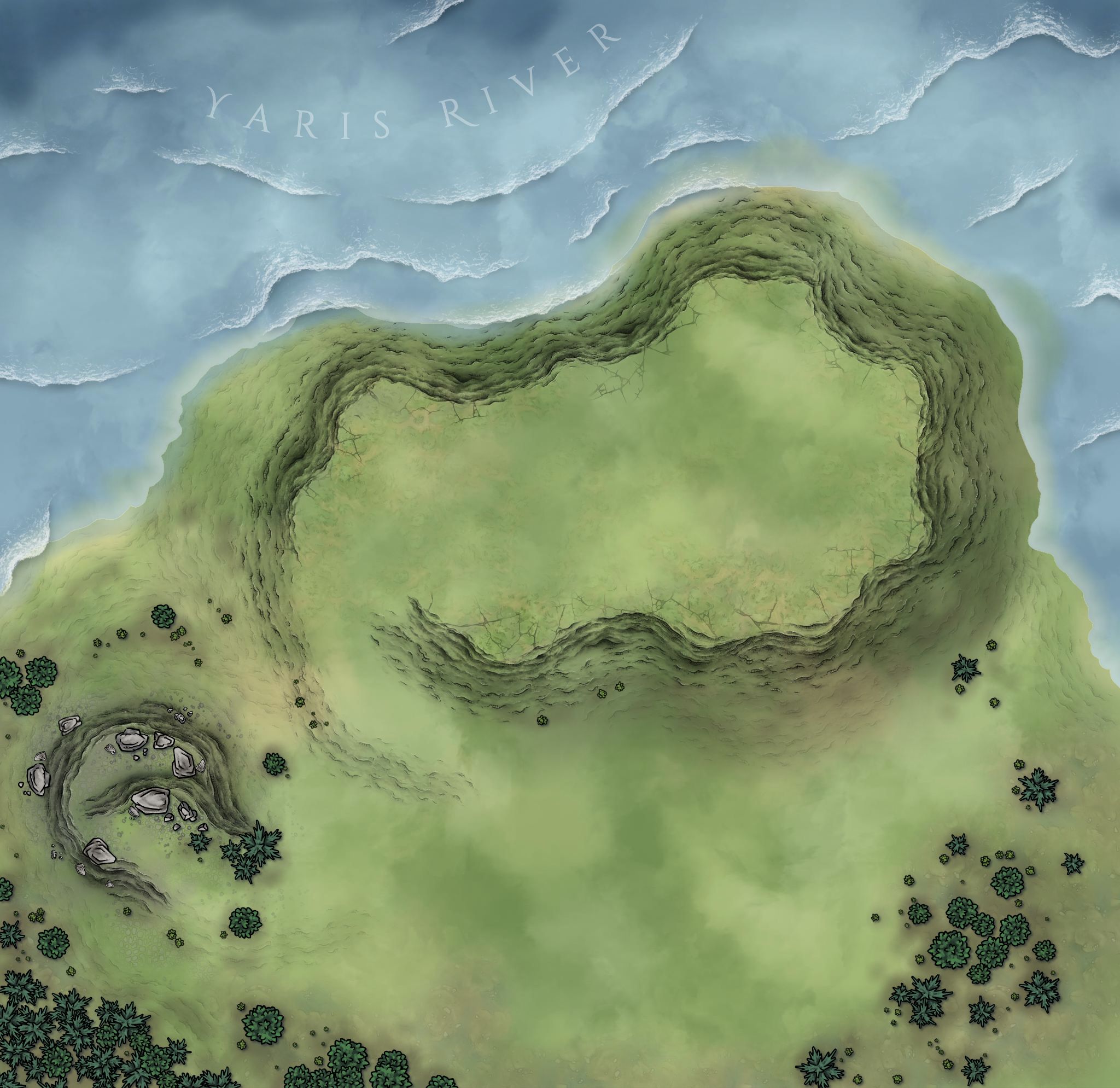 Castle Landscape | Inkarnate - Create Fantasy Maps Online