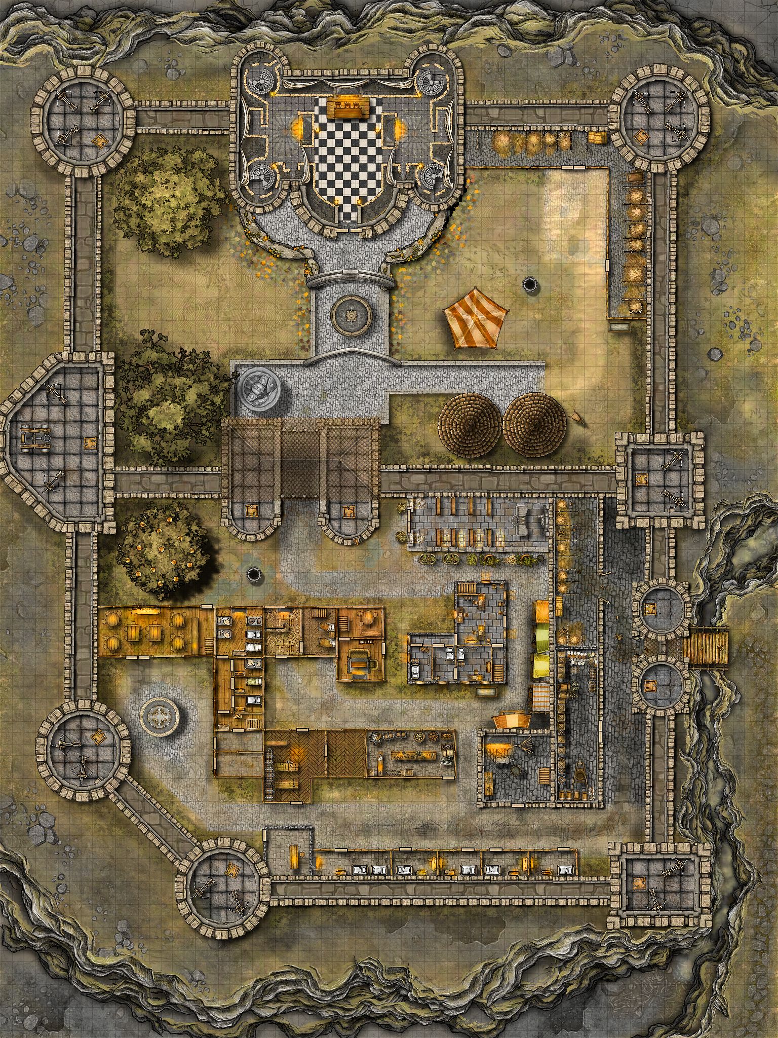 Keep on the Borderlands | Inkarnate - Create Fantasy Maps Online