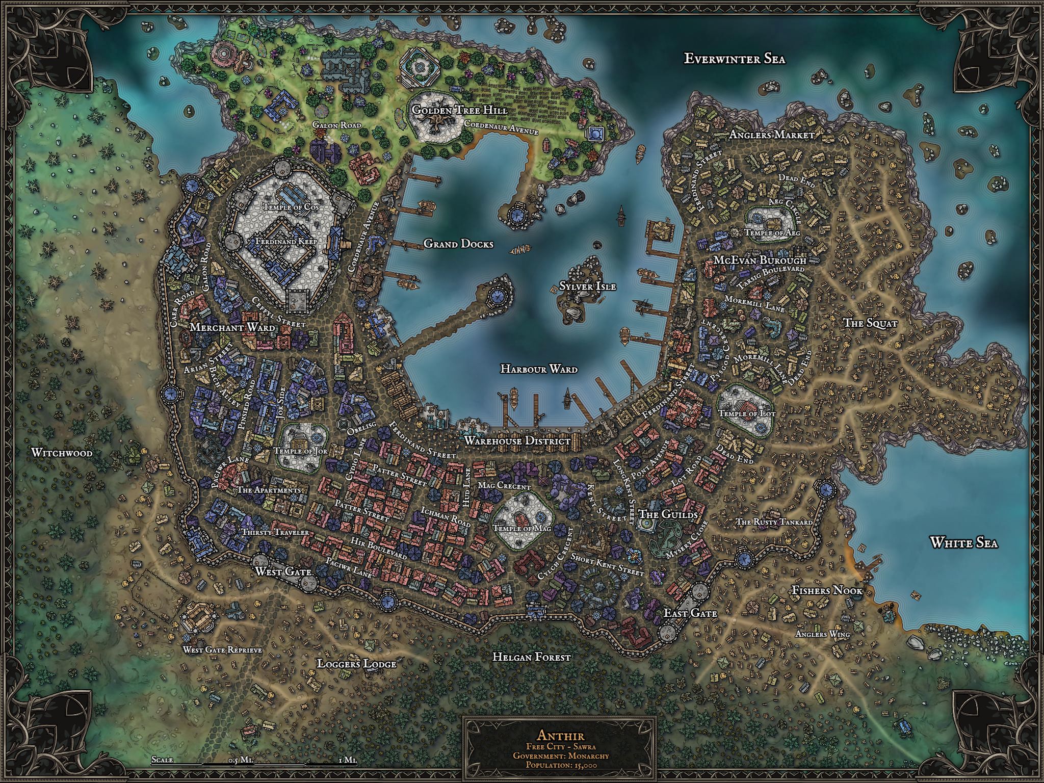 The Free Duchy of Anthir | Inkarnate - Create Fantasy Maps Online