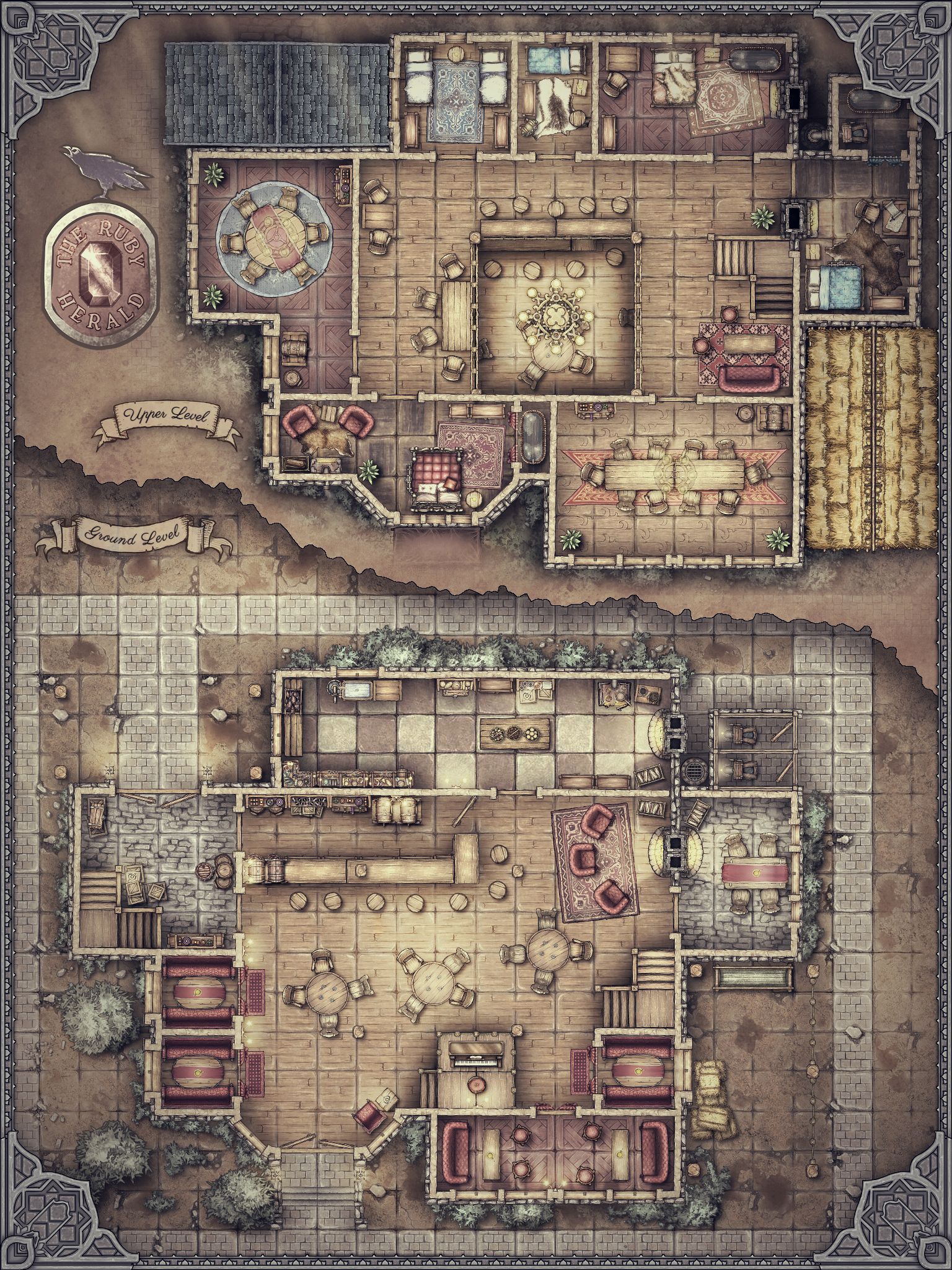 The Ruby Herald Inn | Inkarnate - Create Fantasy Maps Online