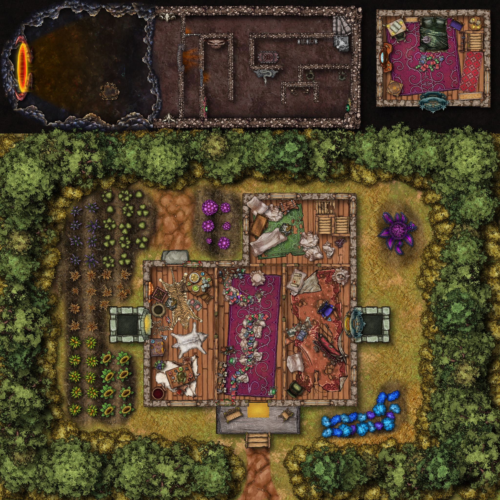 Hags' Hoard Cottage | Inkarnate - Create Fantasy Maps Online