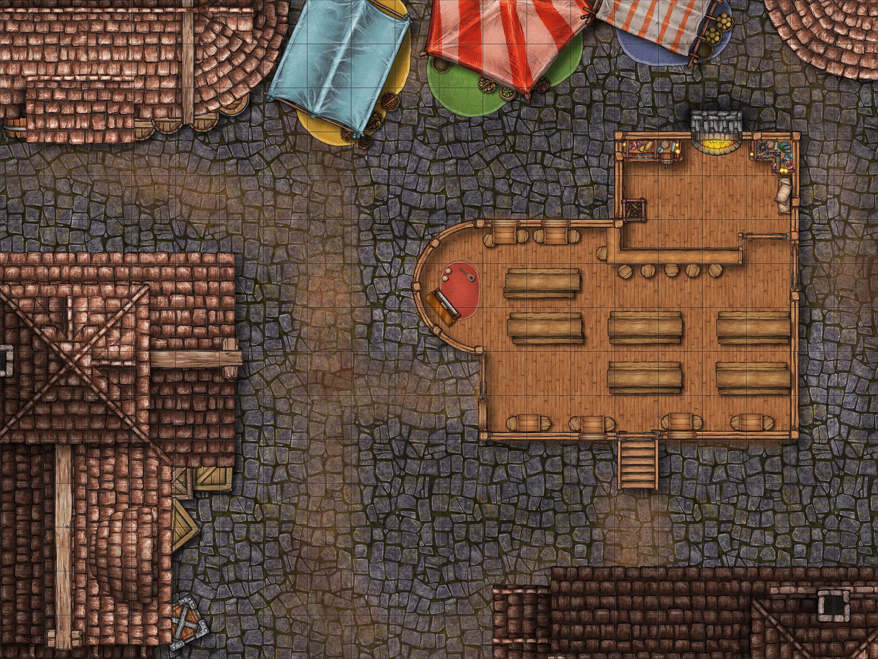 Corneth Bank Street | Inkarnate - Create Fantasy Maps Online