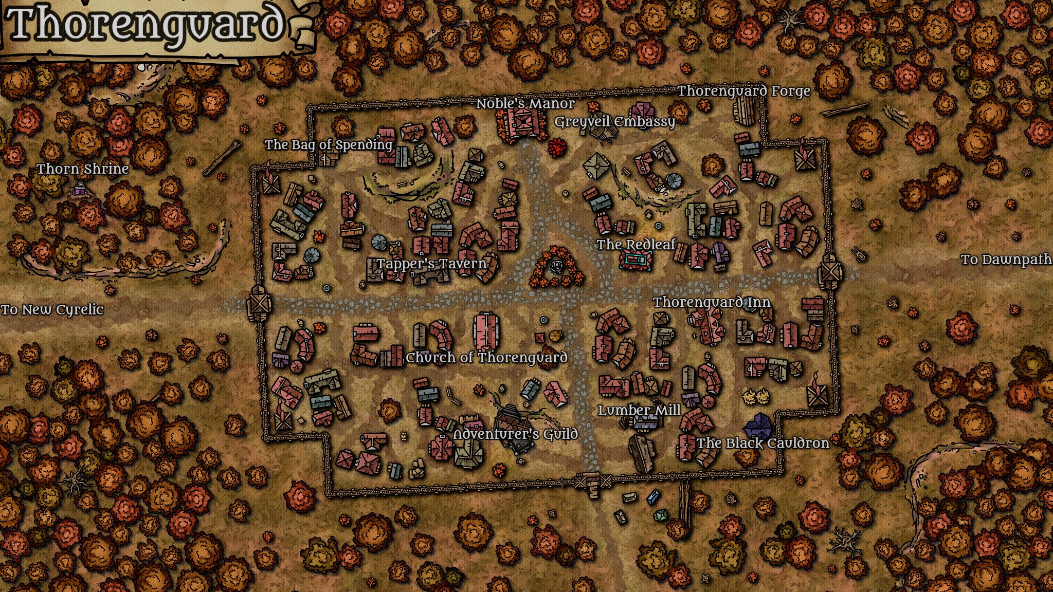 Thorenguard drawn | Inkarnate - Create Fantasy Maps Online