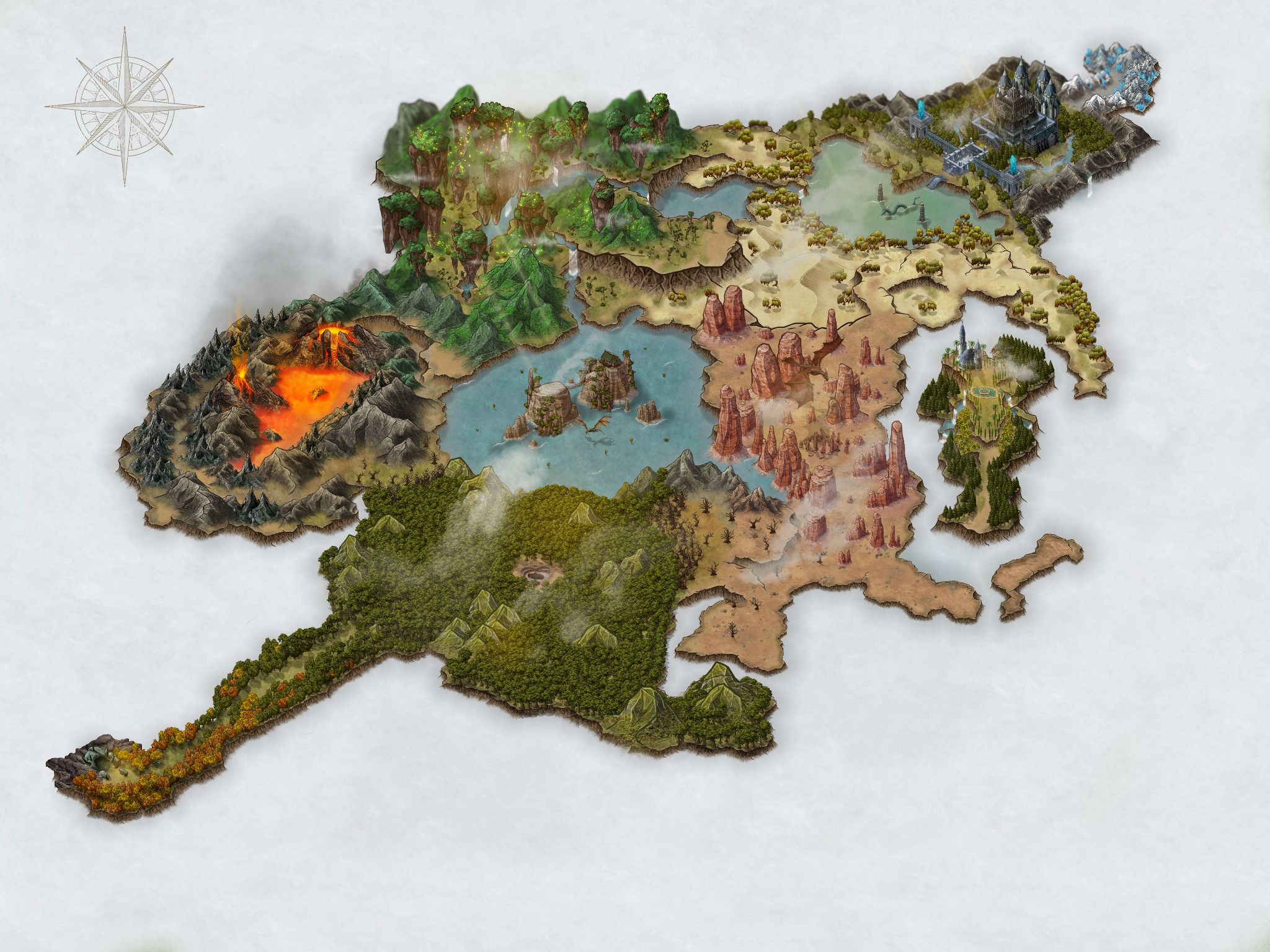 3D Map (Test) | Inkarnate - Create Fantasy Maps Online