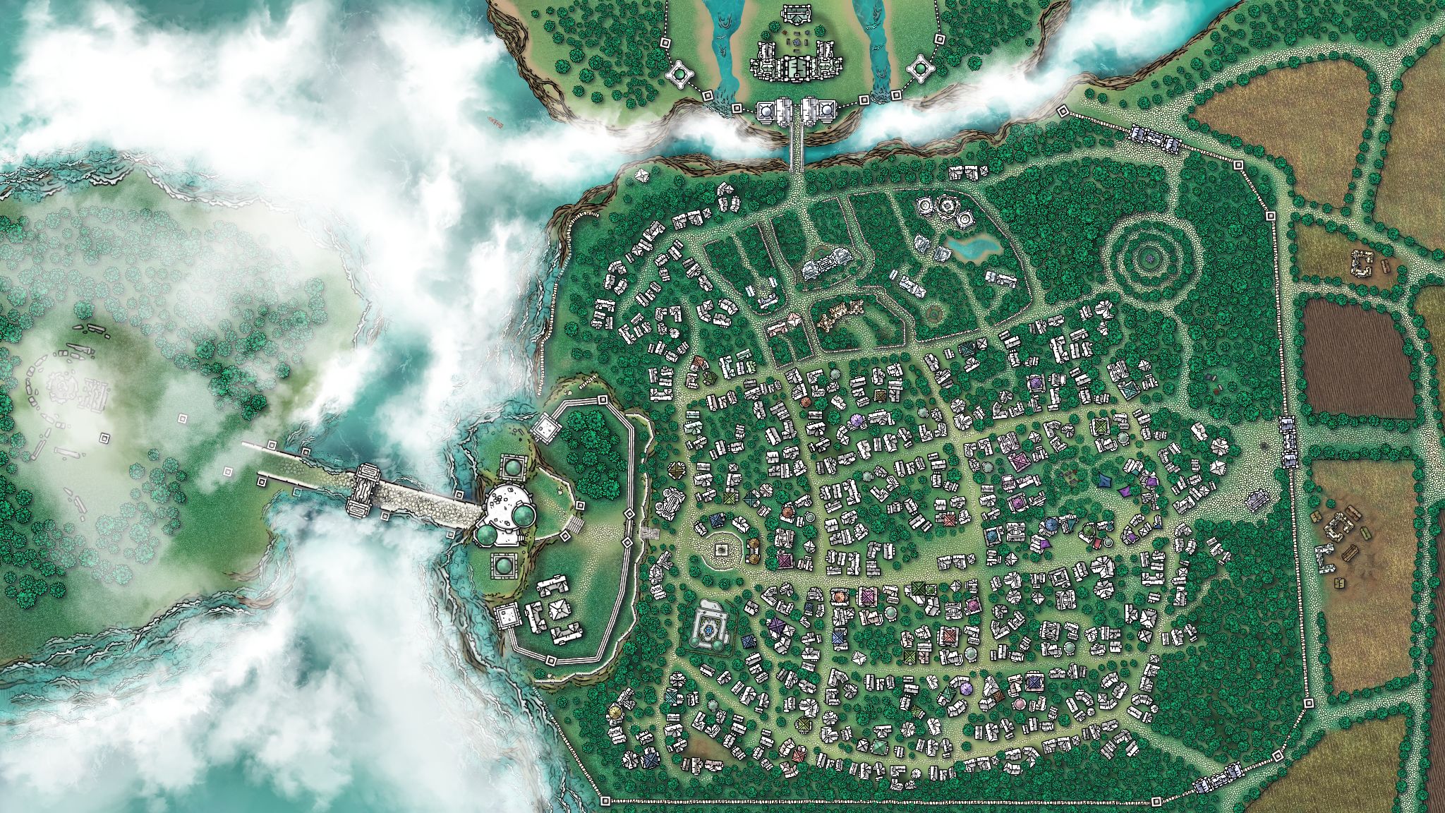 Elantris | Inkarnate - Create Fantasy Maps Online