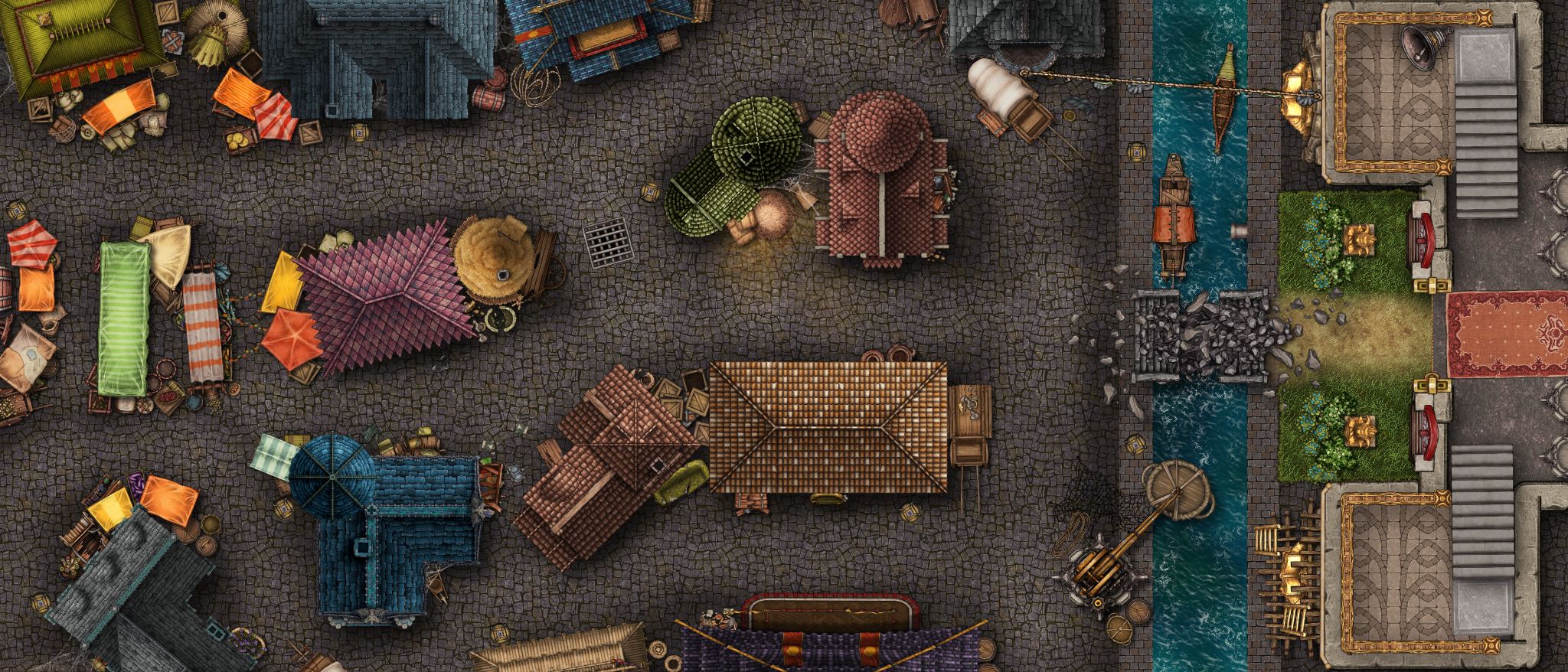 City block & bank/church | Inkarnate - Create Fantasy Maps Online