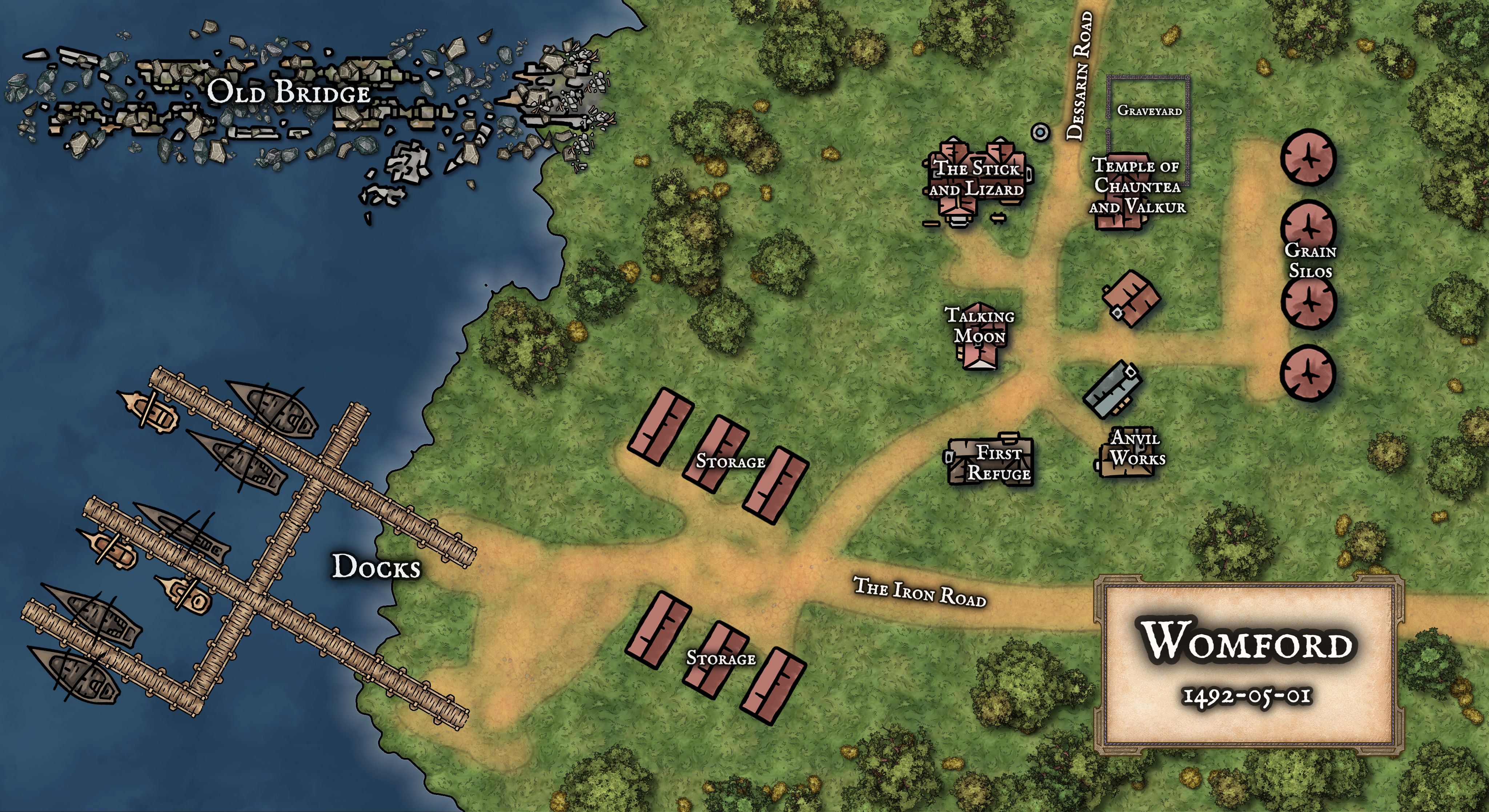 Womford (Village) | Inkarnate - Create Fantasy Maps Online