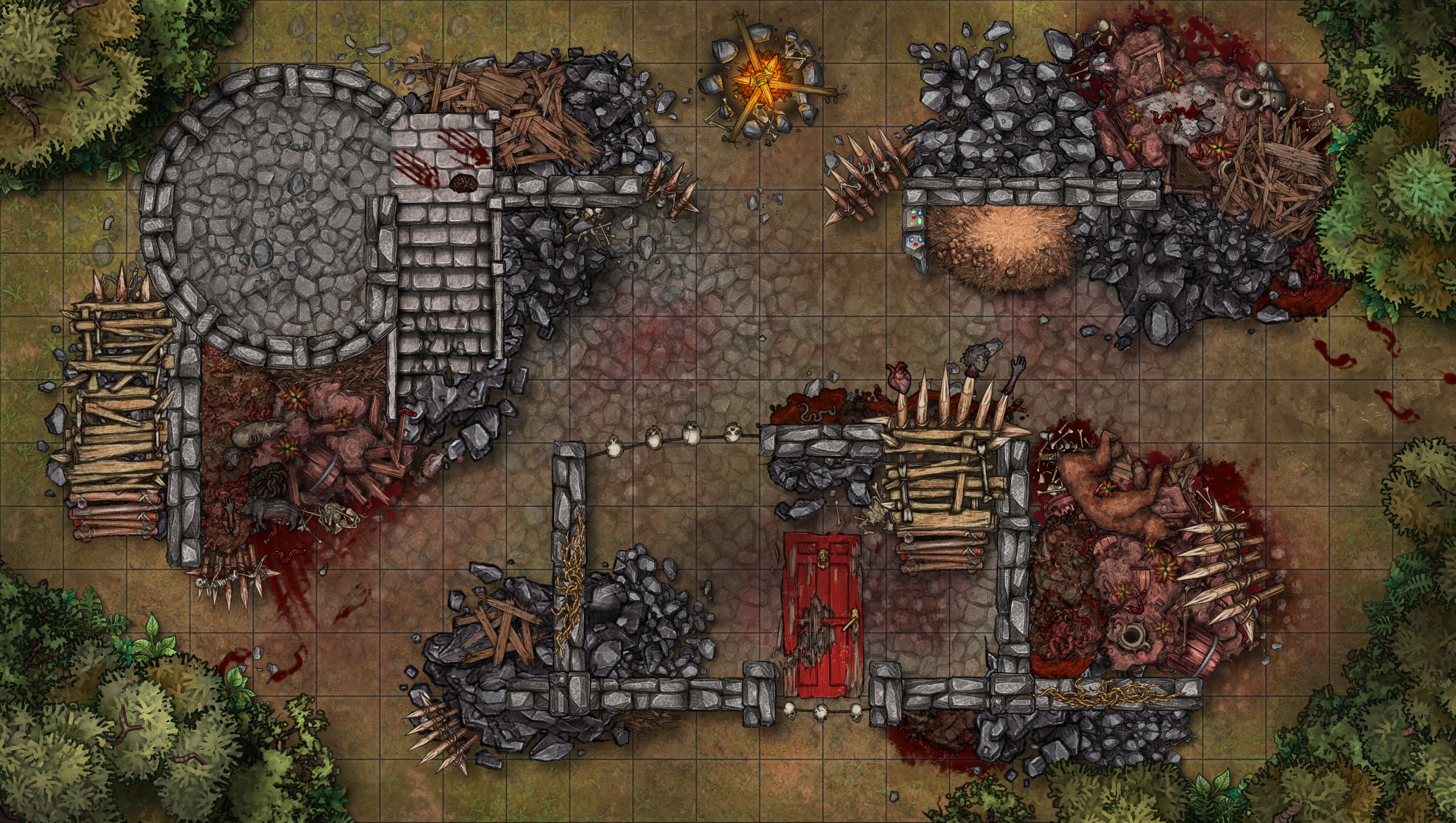 Rot Troll's Lair | Inkarnate - Create Fantasy Maps Online