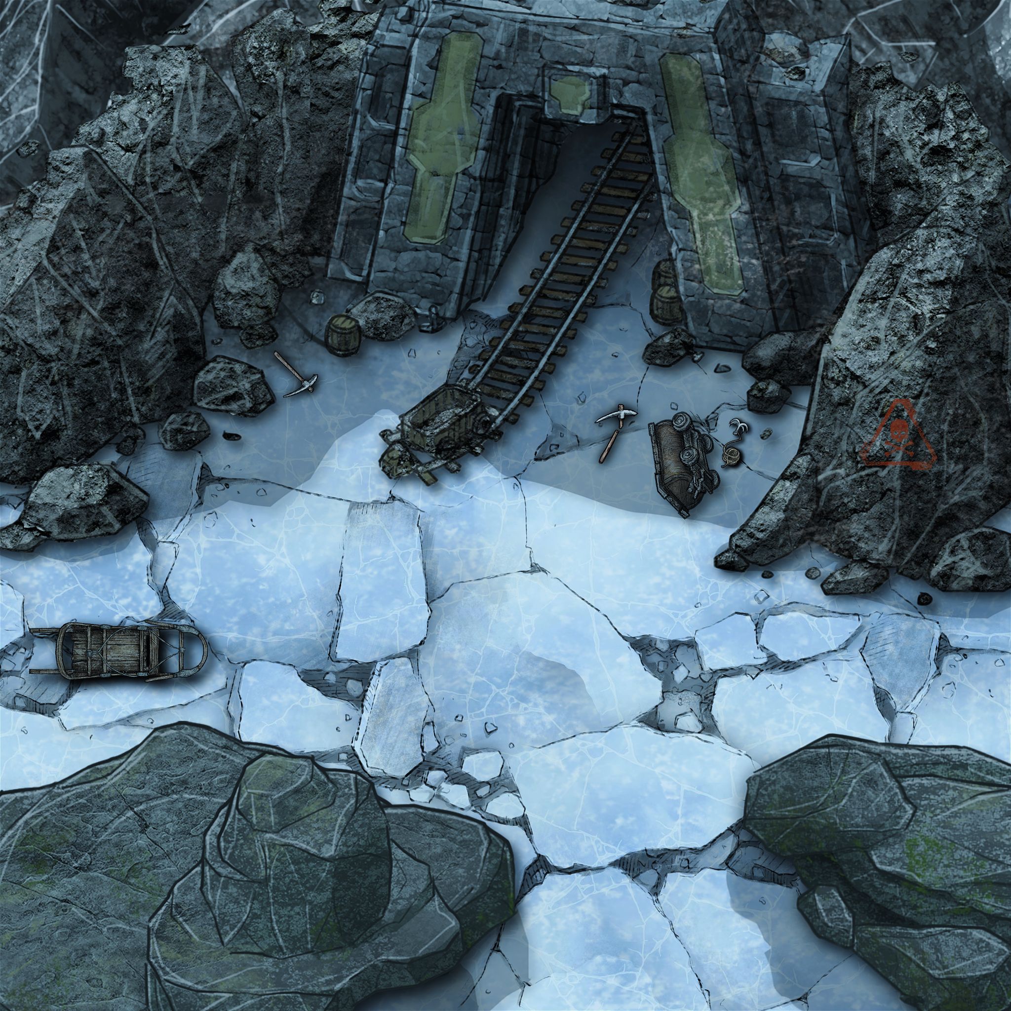 Mine Entrance | Inkarnate - Create Fantasy Maps Online