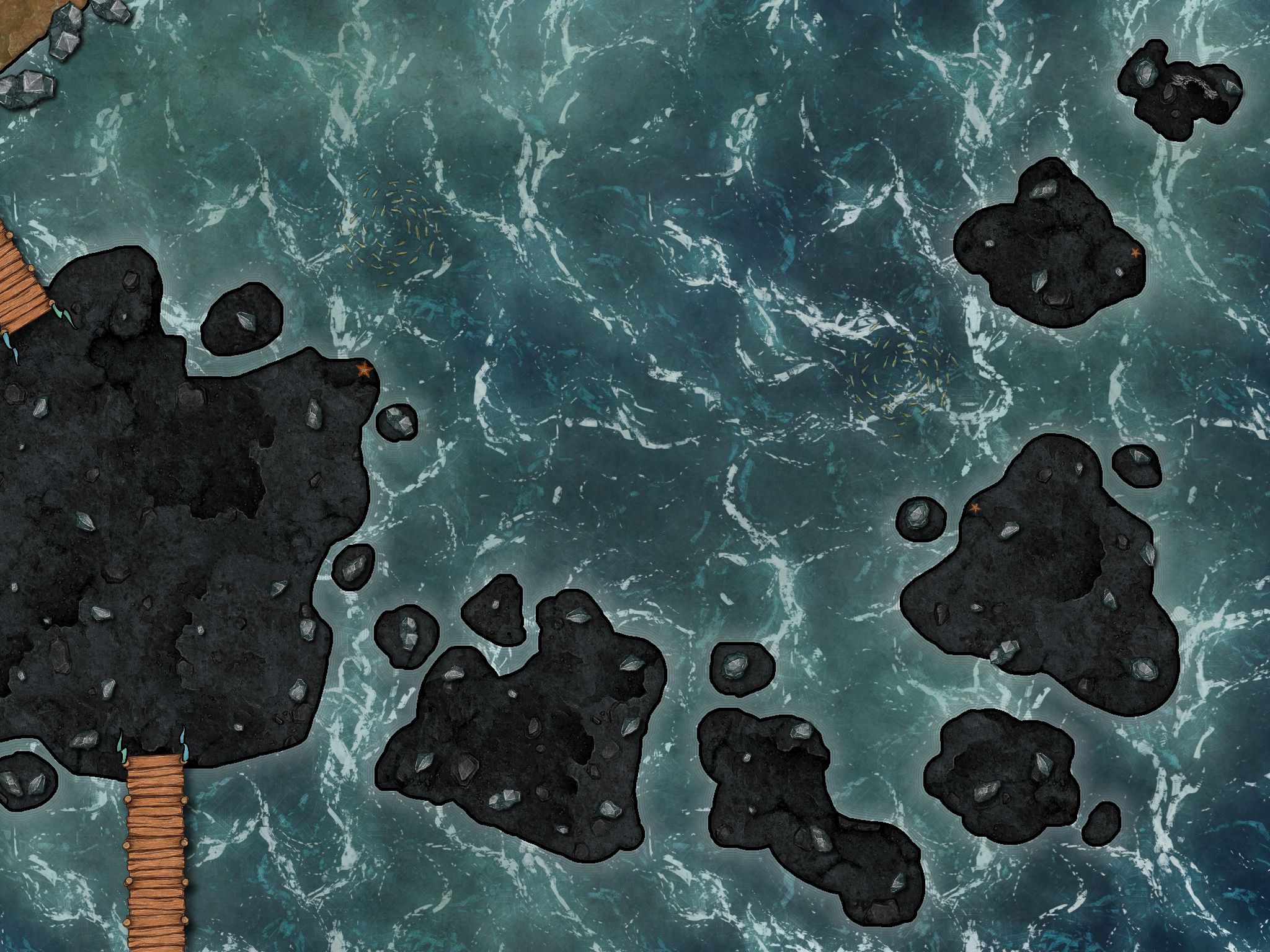 J10 The black salt Islands | Inkarnate - Create Fantasy Maps Online