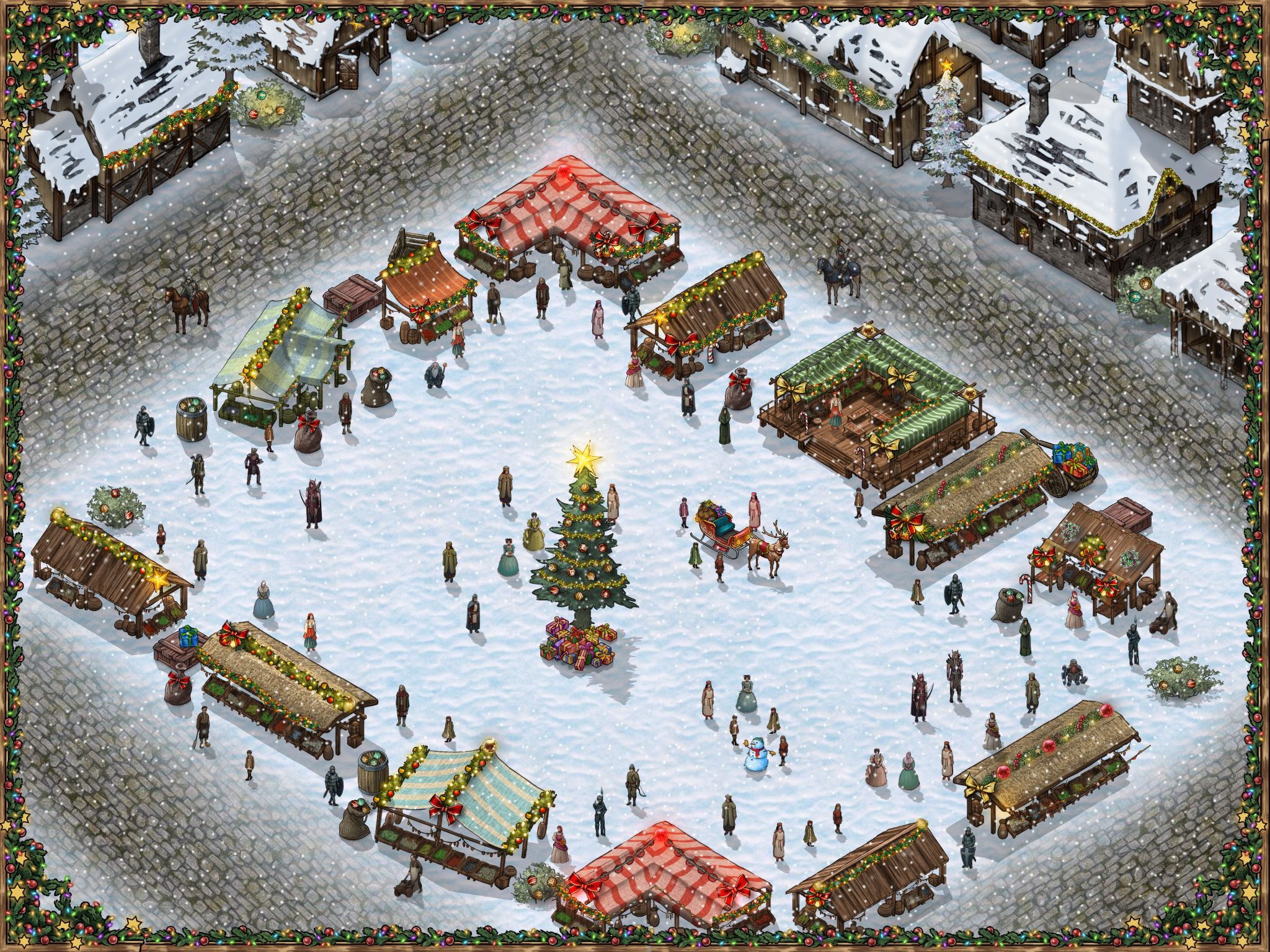 Winter's Crest festival | Inkarnate - Create Fantasy Maps Online