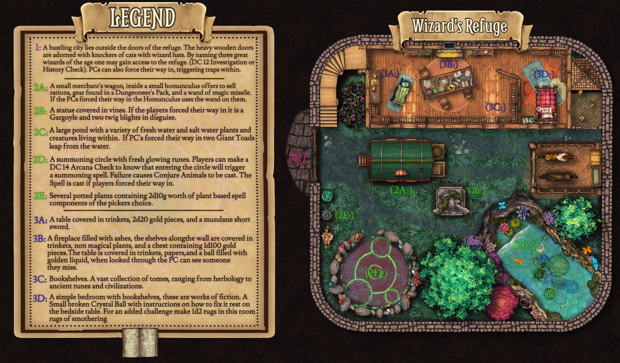 Wizard's Refuge | Inkarnate - Create Fantasy Maps Online