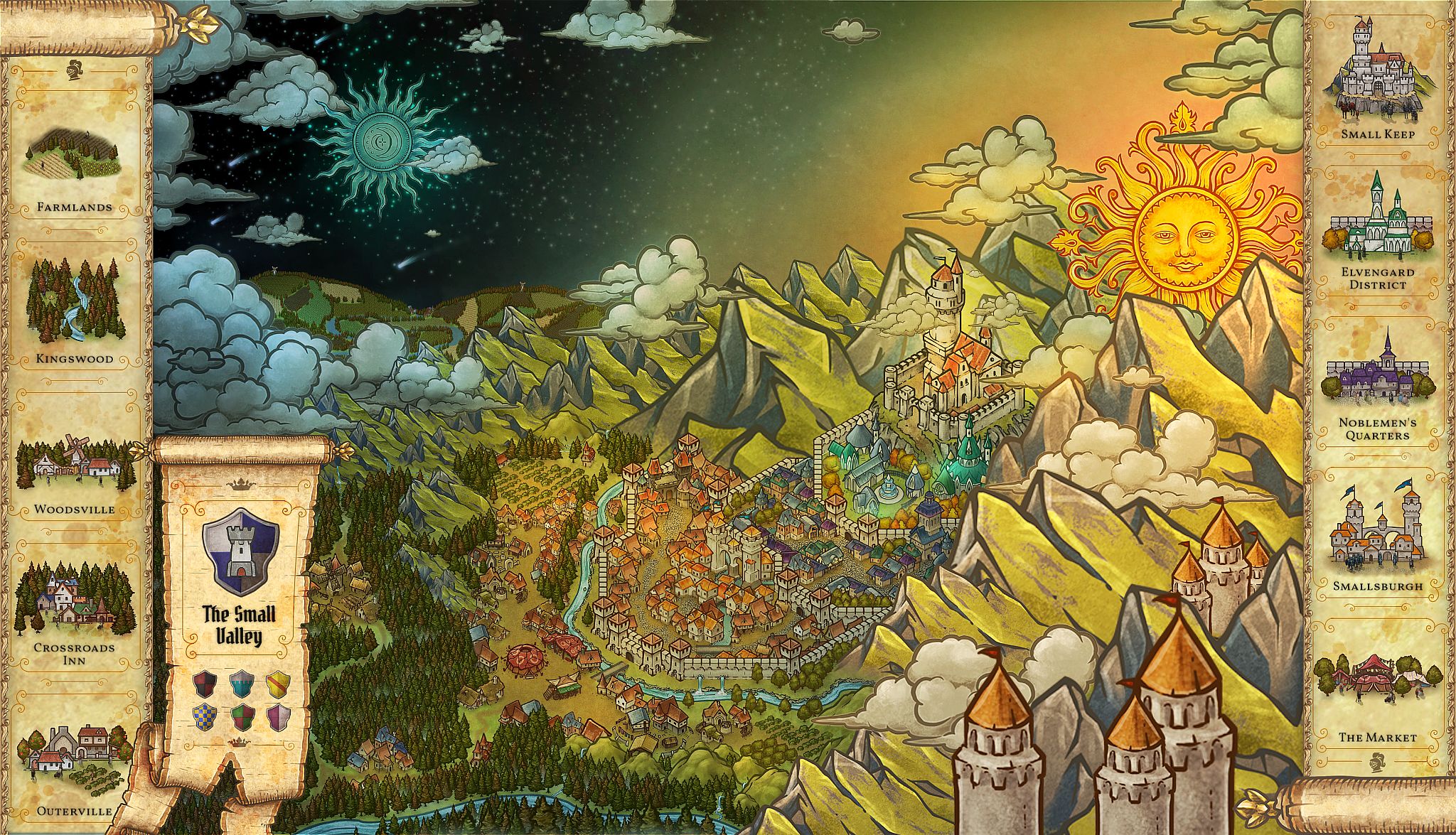 The Small Valley | Inkarnate - Create Fantasy Maps Online