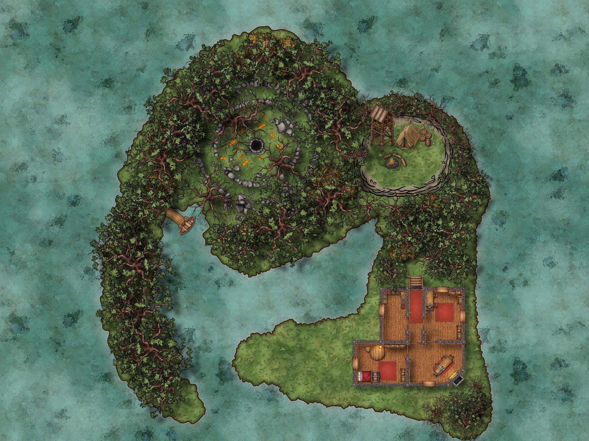 Irathor's Island | Inkarnate - Create Fantasy Maps Online