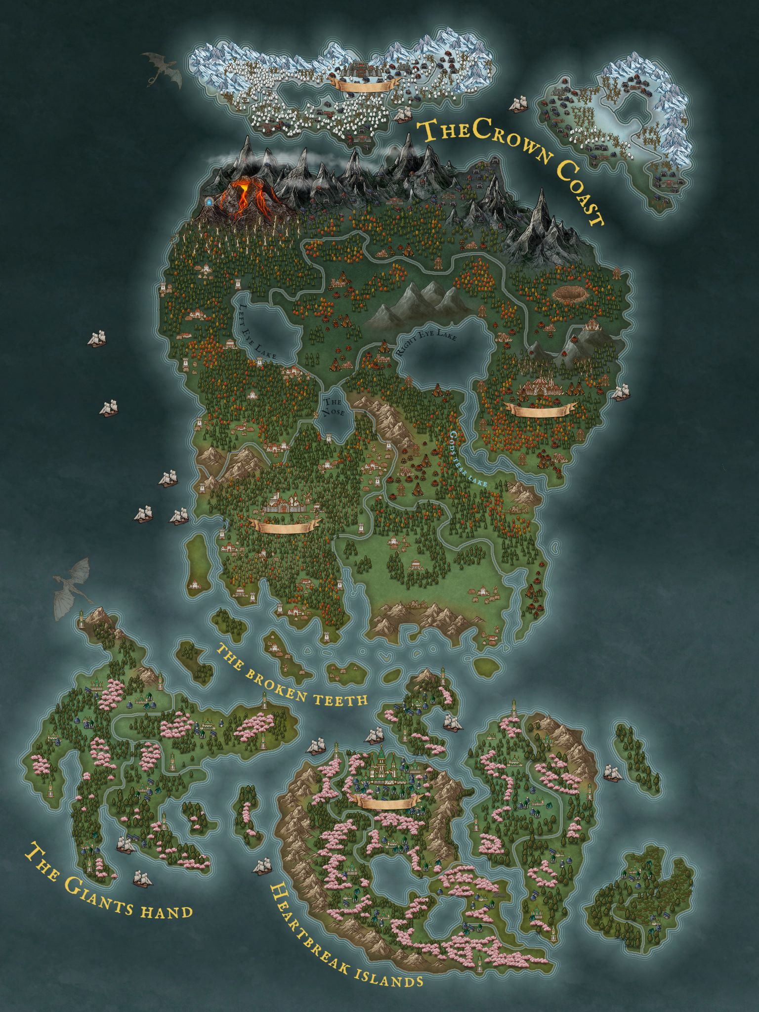 Godsdeath isle | Inkarnate - Create Fantasy Maps Online