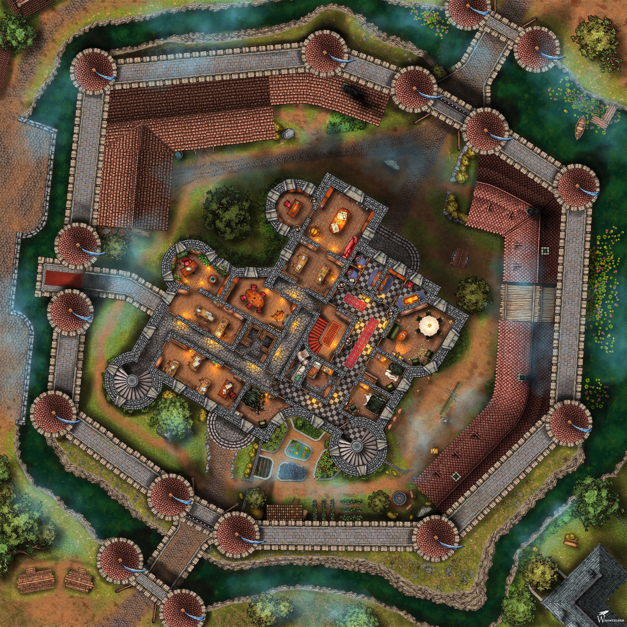 Castle Never 2nd | Inkarnate - Create Fantasy Maps Online