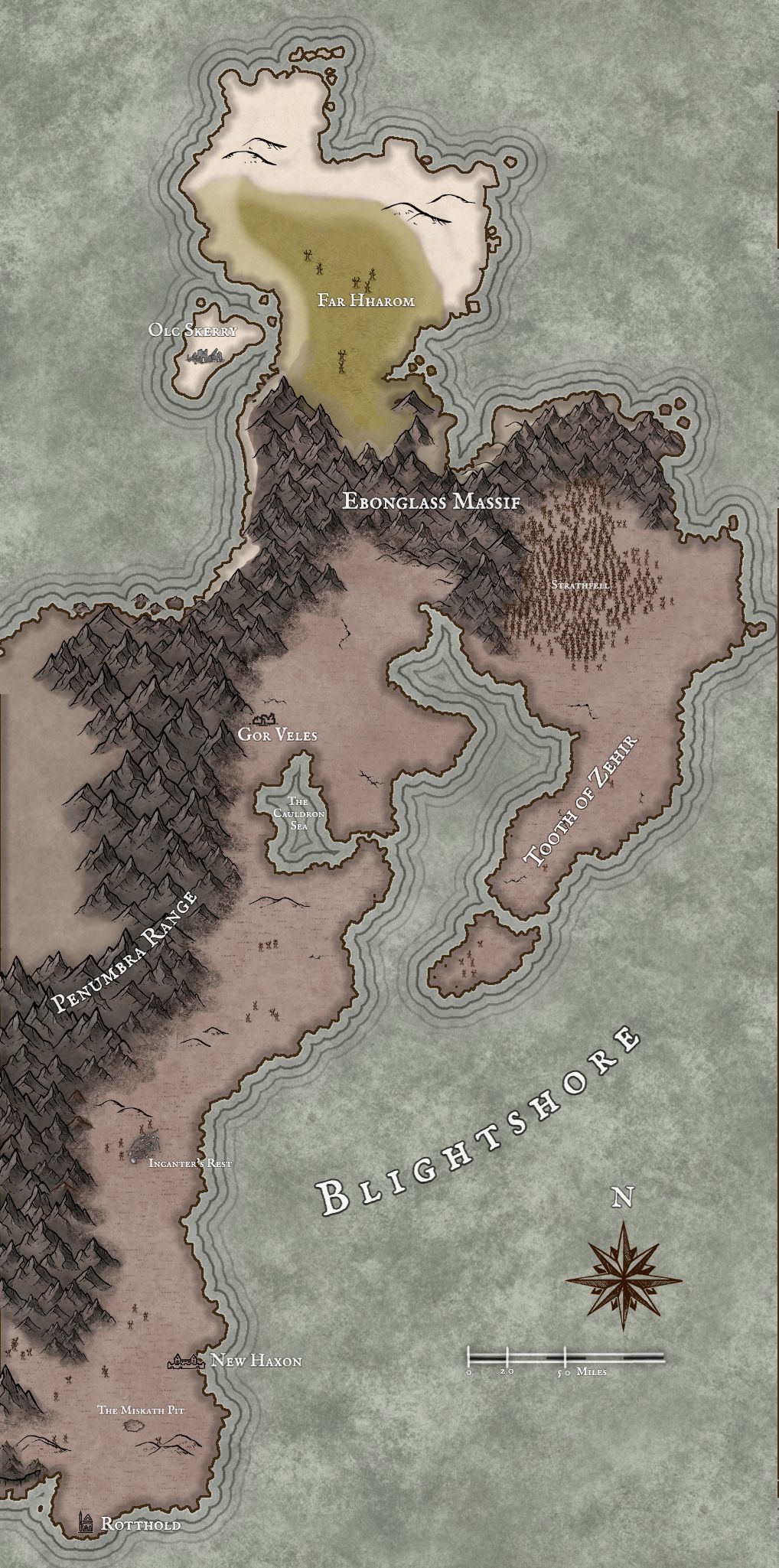 Blightshore | Inkarnate - Create Fantasy Maps Online