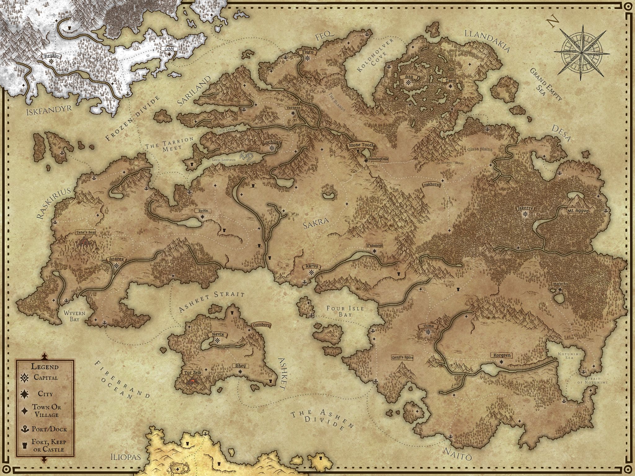 Realm of Cielyr | Inkarnate - Create Fantasy Maps Online
