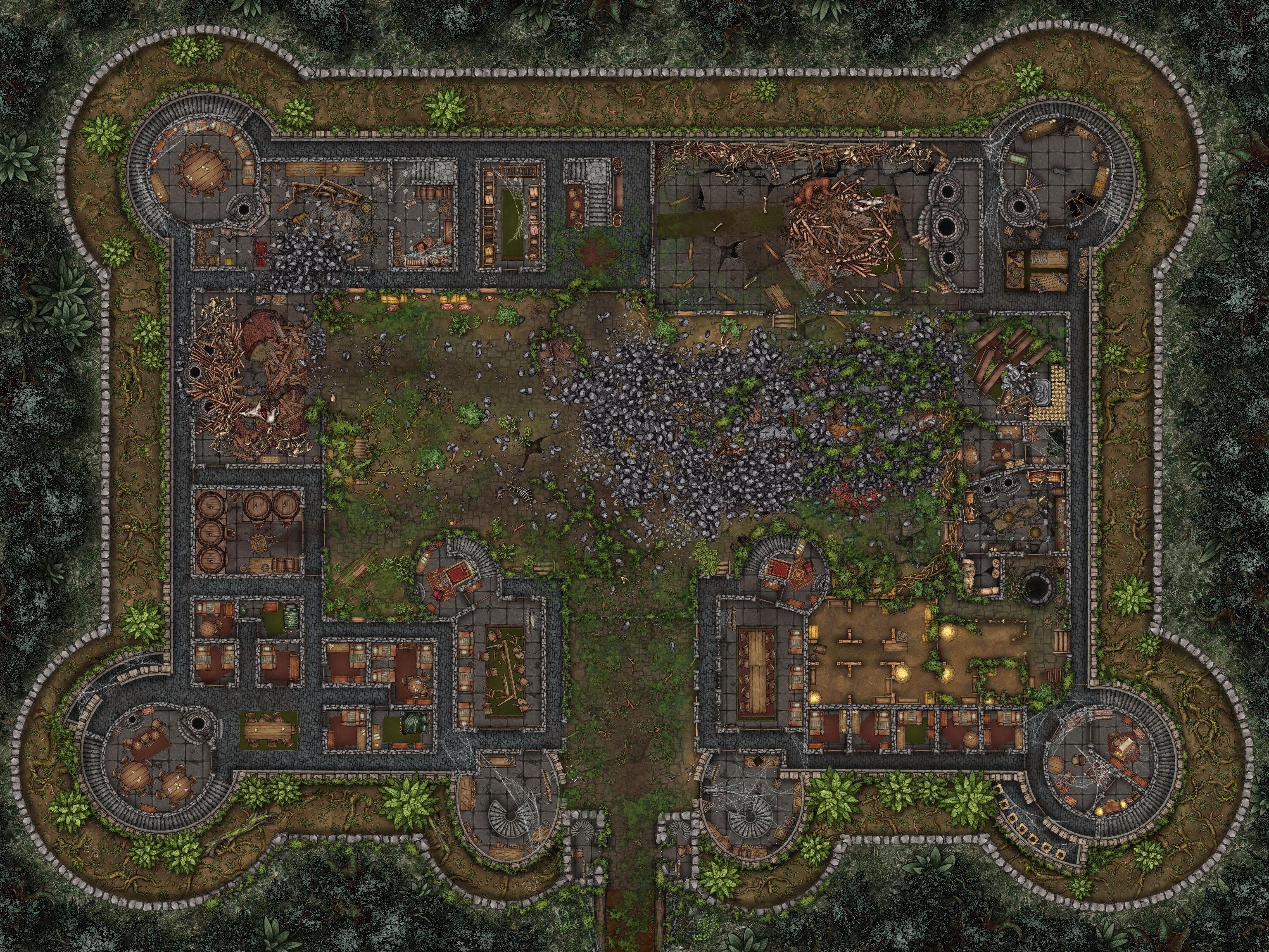 Forgotten Castle | Inkarnate - Create Fantasy Maps Online