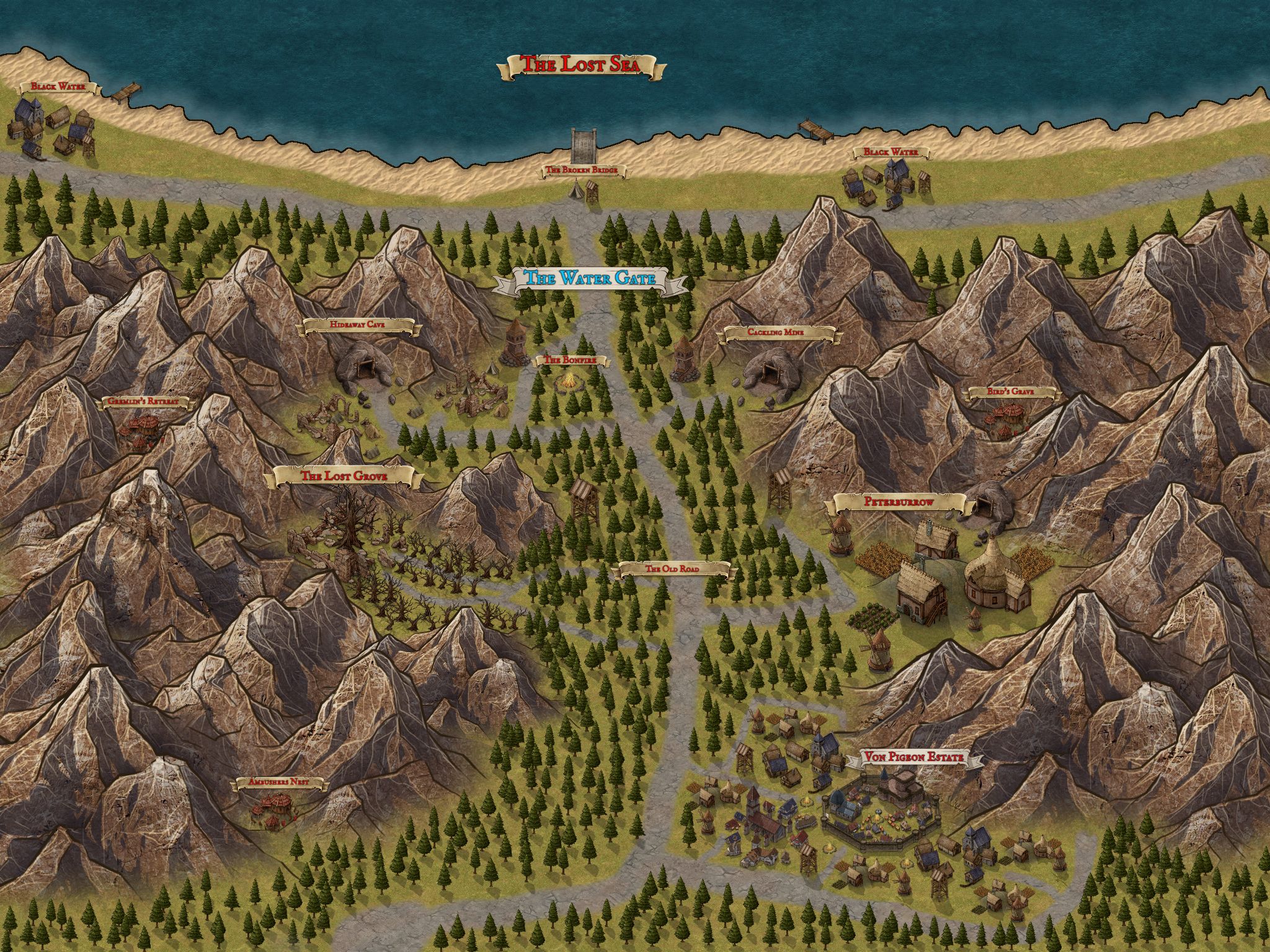 Darkest Campaign | Inkarnate - Create Fantasy Maps Online