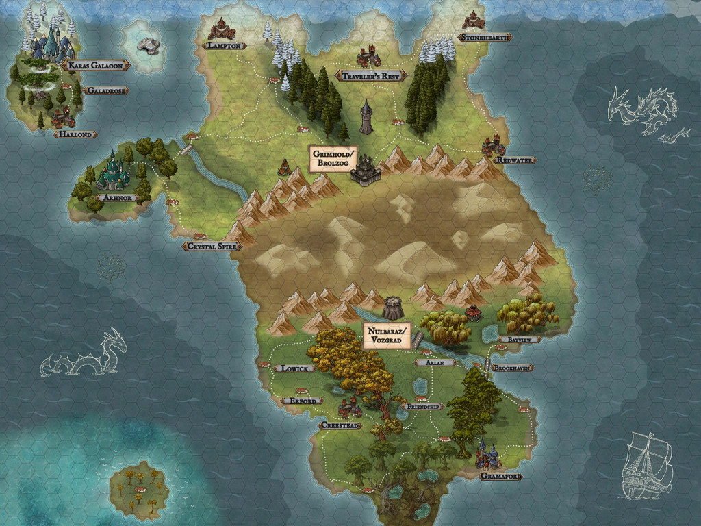 Campaign Map Overview | Inkarnate - Create Fantasy Maps Online