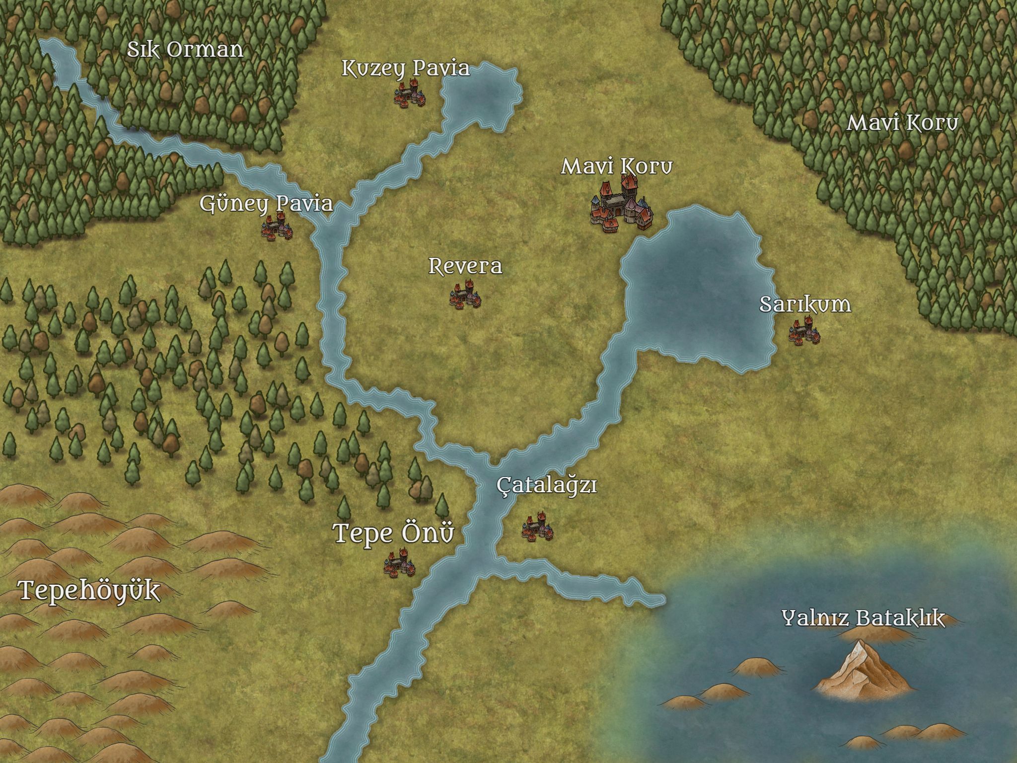 Kutlu Orman | Inkarnate - Create Fantasy Maps Online