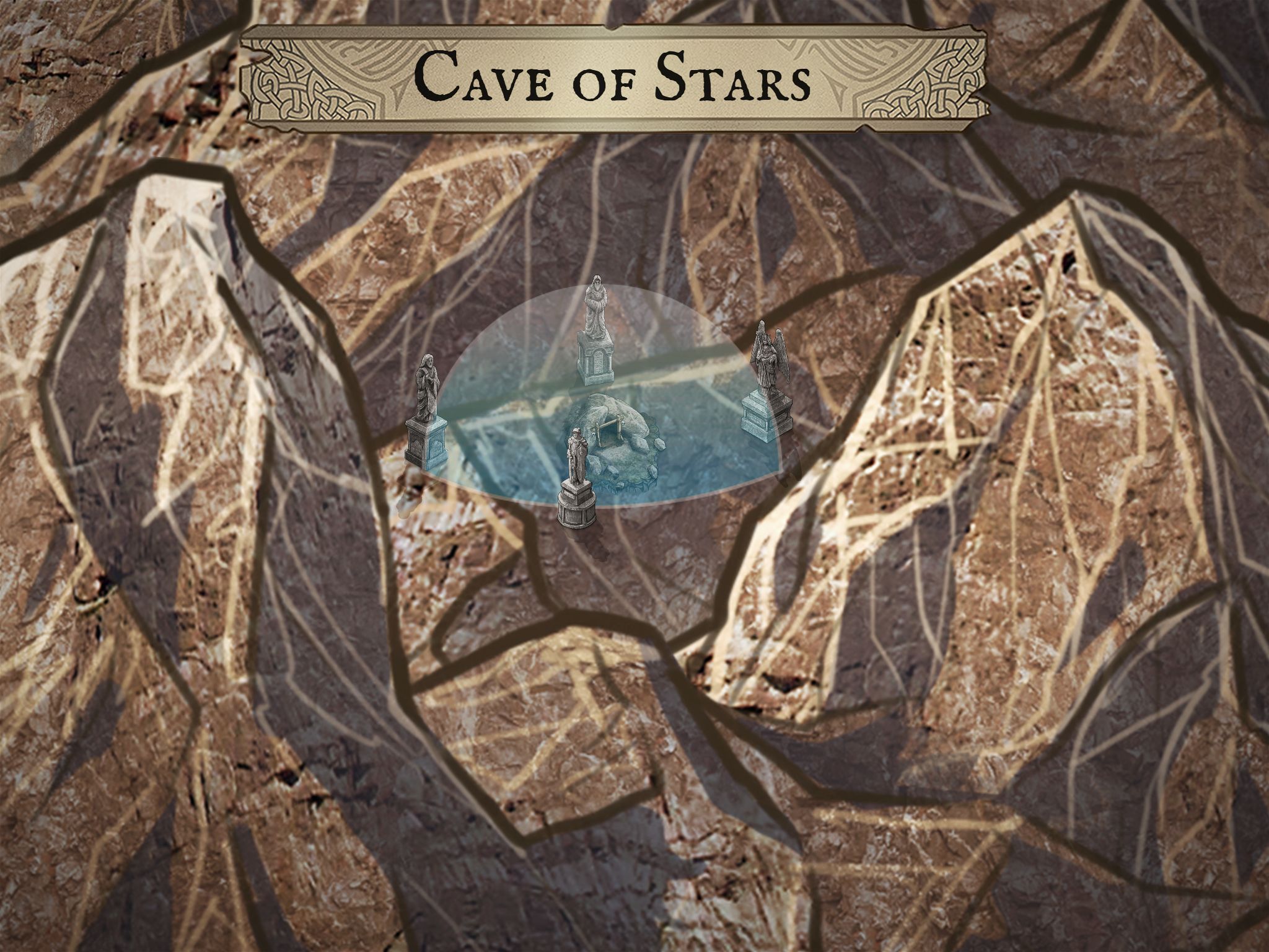 Cave of Stars - Shielded | Inkarnate - Create Fantasy Maps Online