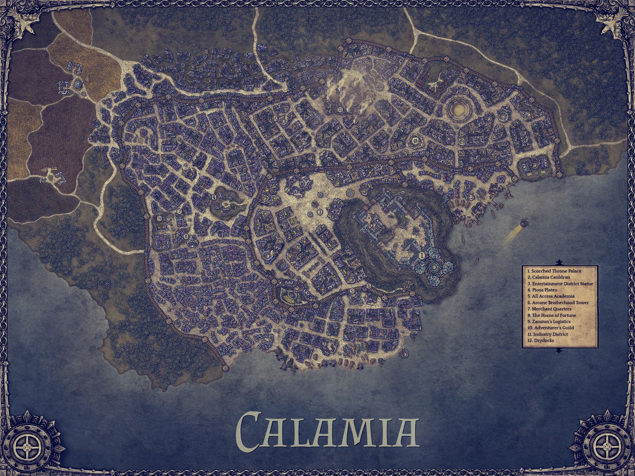 Calamia | Inkarnate - Create Fantasy Maps Online