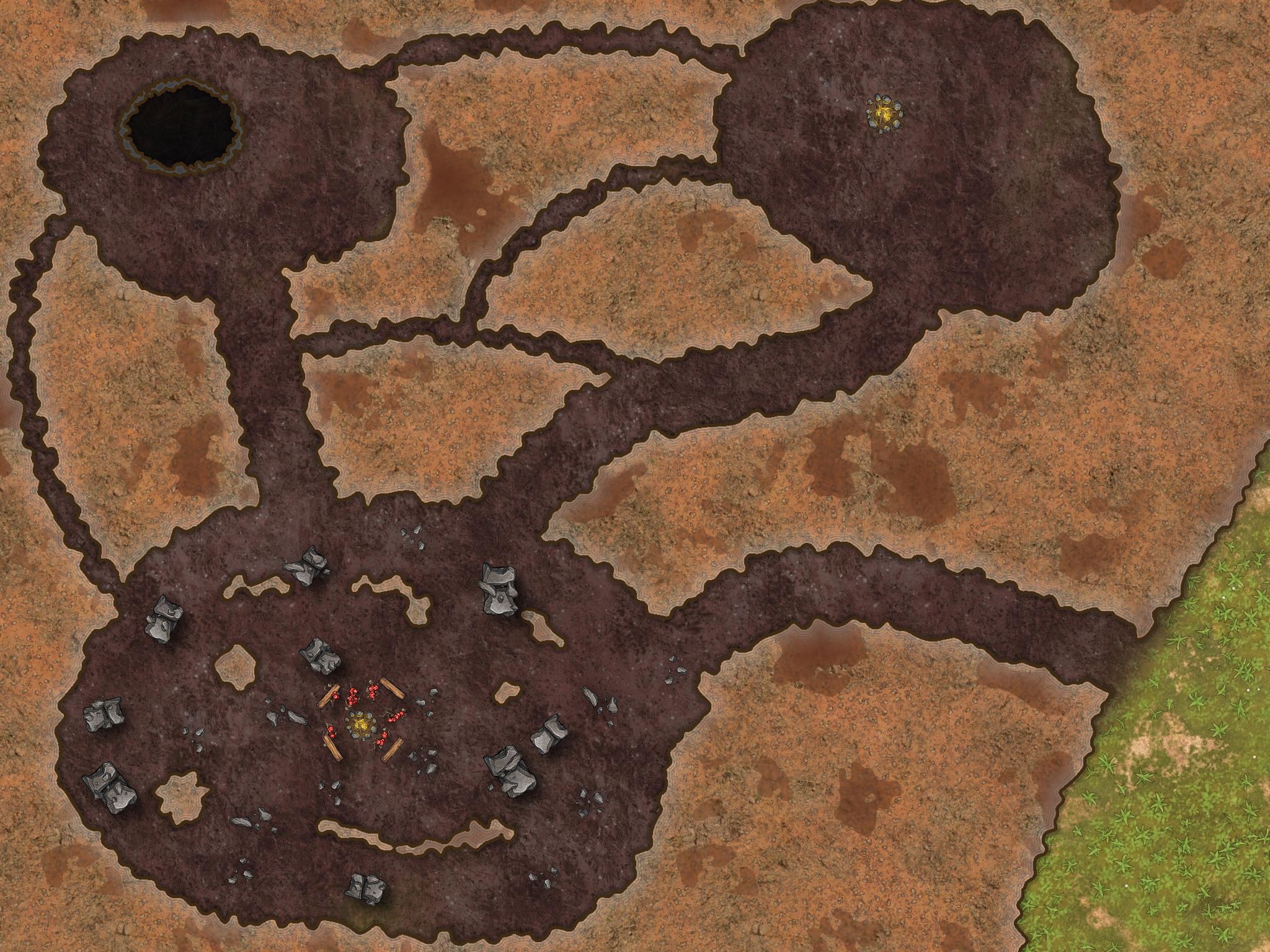 Gnoll cave | Inkarnate - Create Fantasy Maps Online