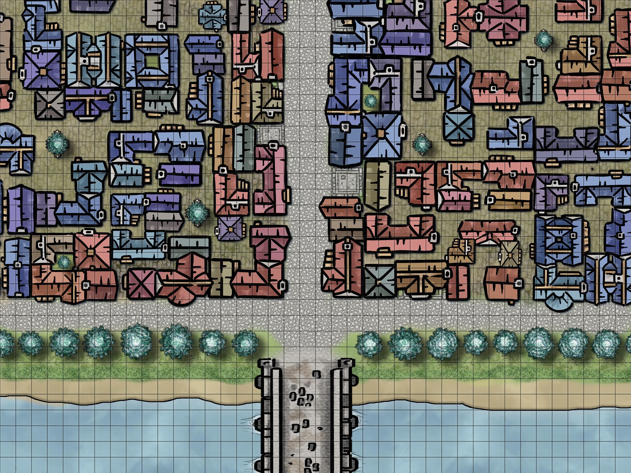 town pathway | Inkarnate - Create Fantasy Maps Online