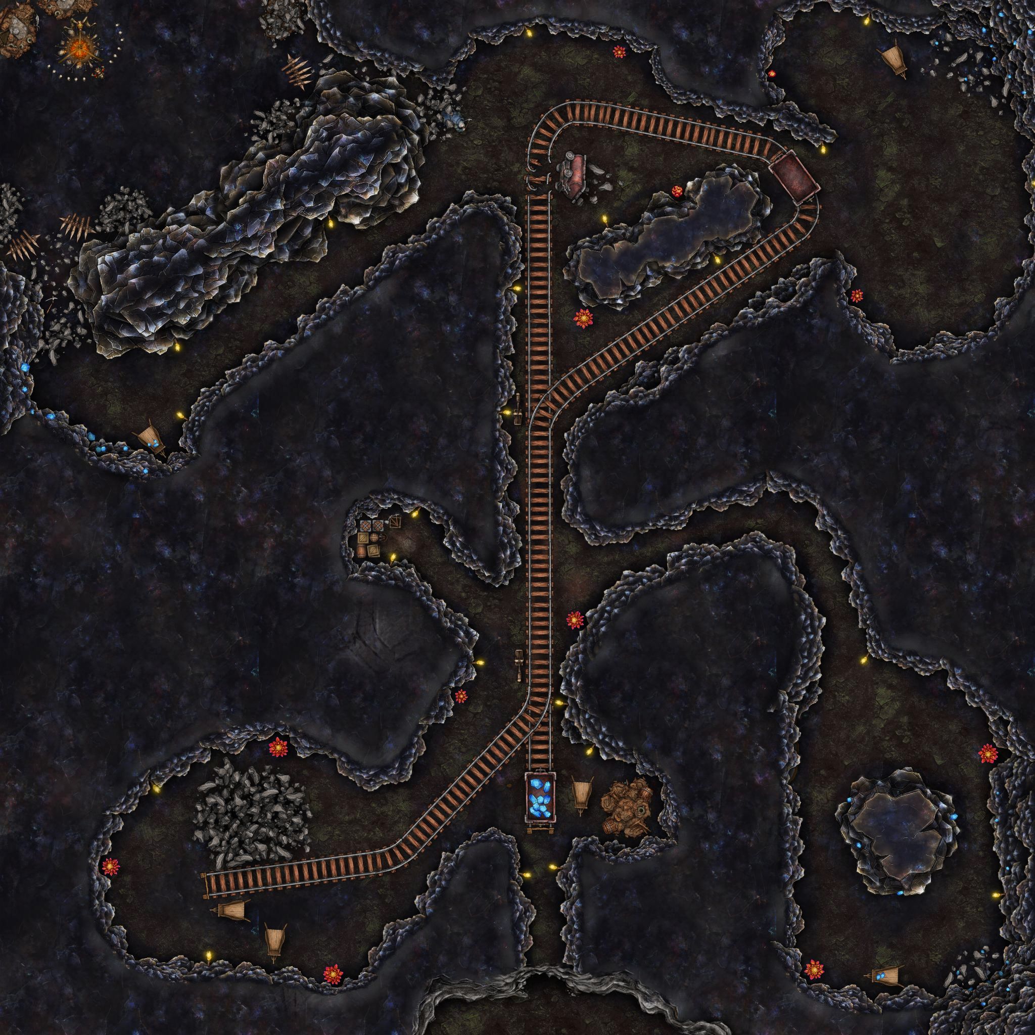 Dwarven Mine | Inkarnate - Create Fantasy Maps Online